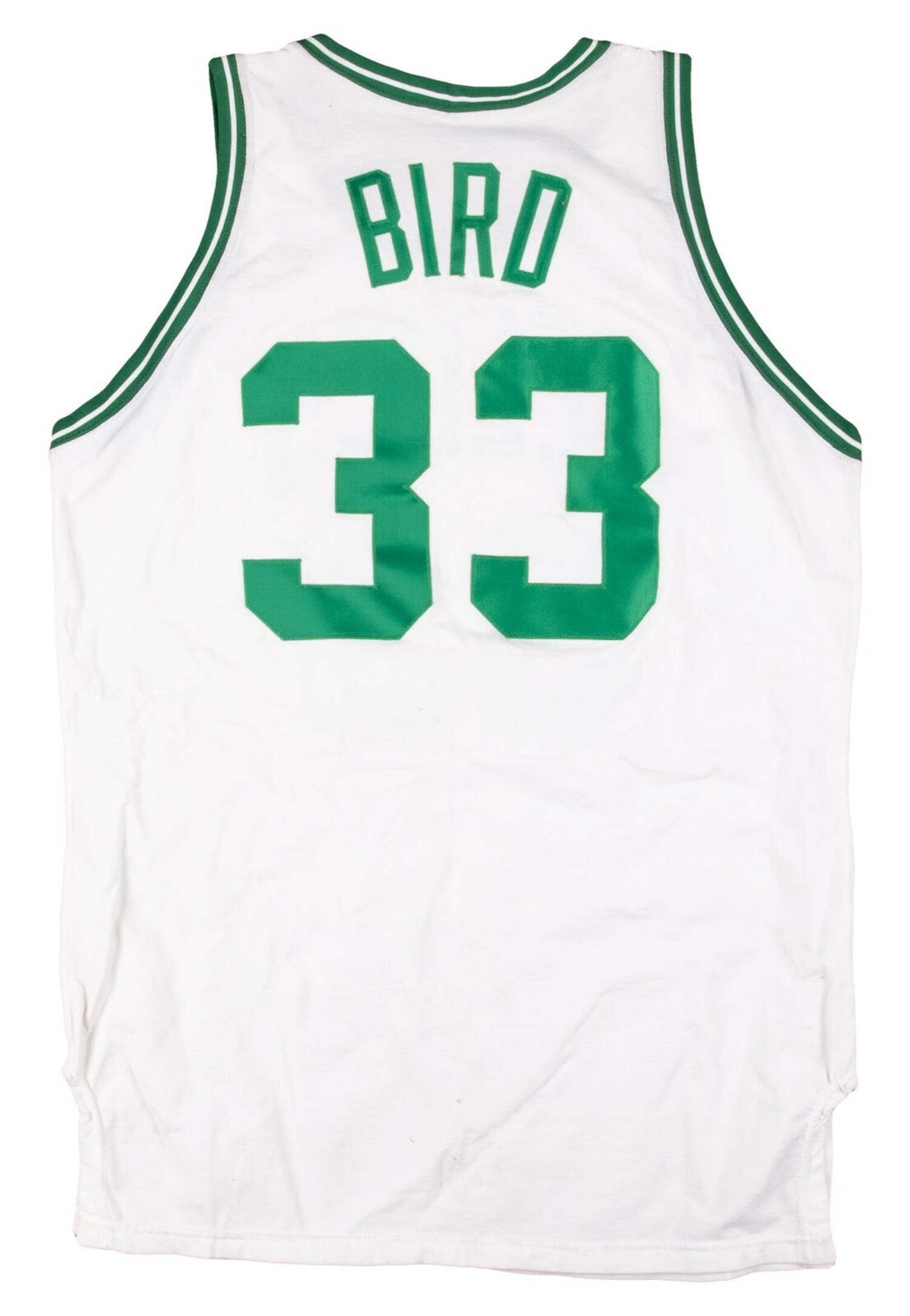 The Finest 1987-88 Larry Bird Game Used Boston Celtics Home Jersey ...
