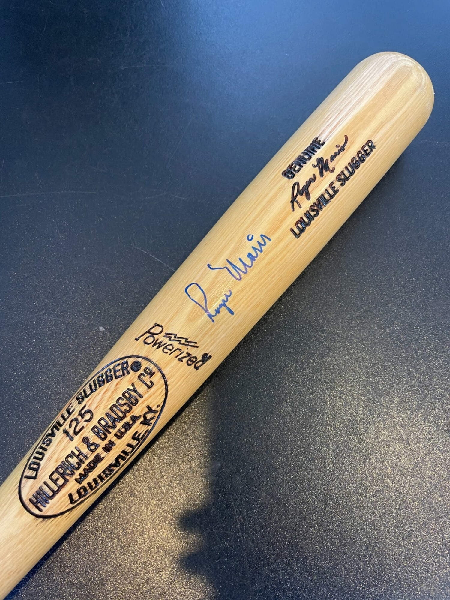 The Finest Roger Maris Signed Game Model Baseball Bat Beckett Graded ...