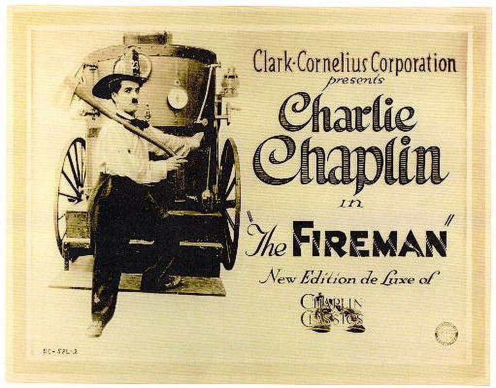 The Fireman - movie POSTER (Style A) (11" x 14") (1916) - Walmart.com