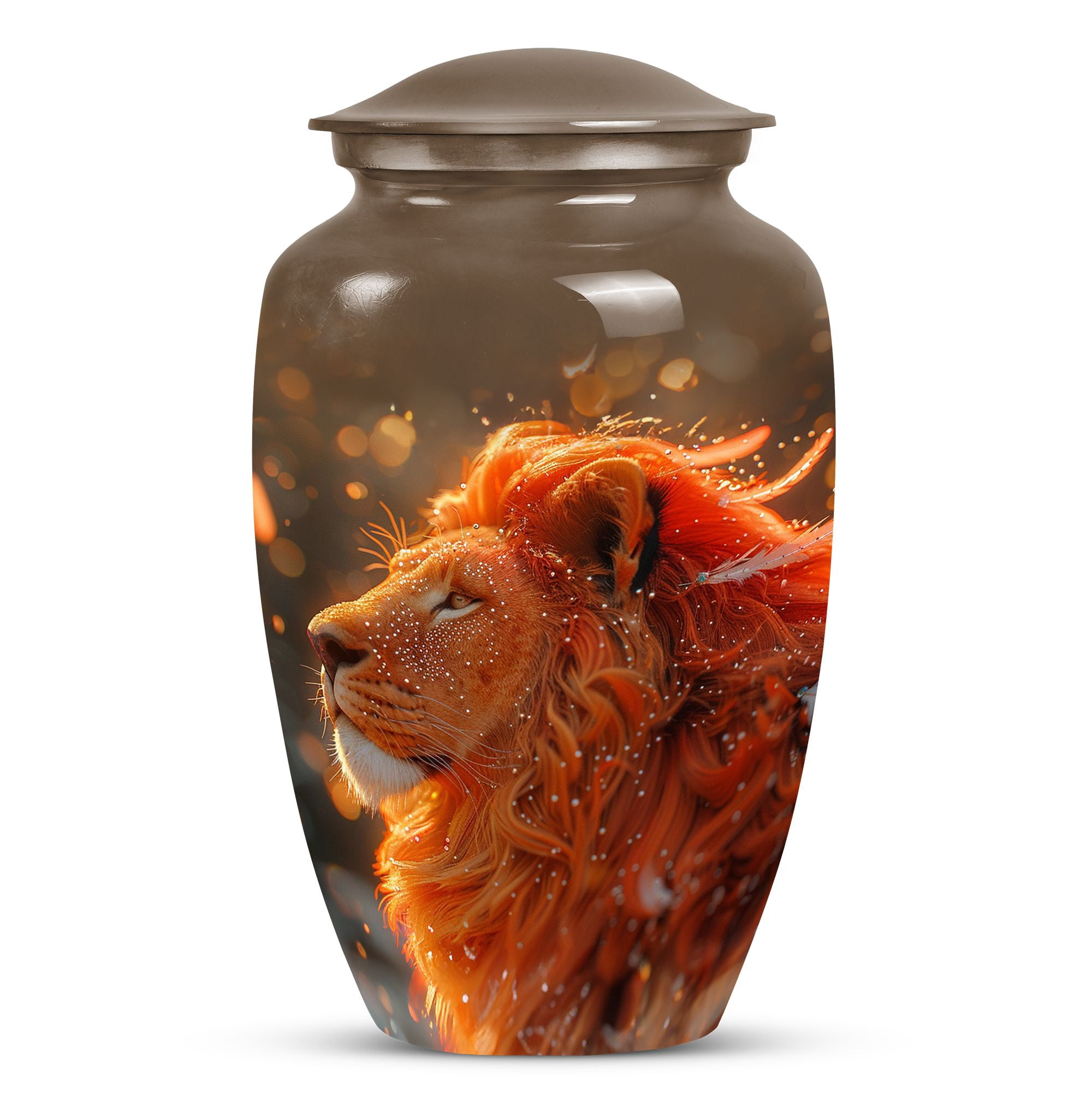 The Firemane Lion - Grand Decorative Large Urn - Elegant Burial for ...