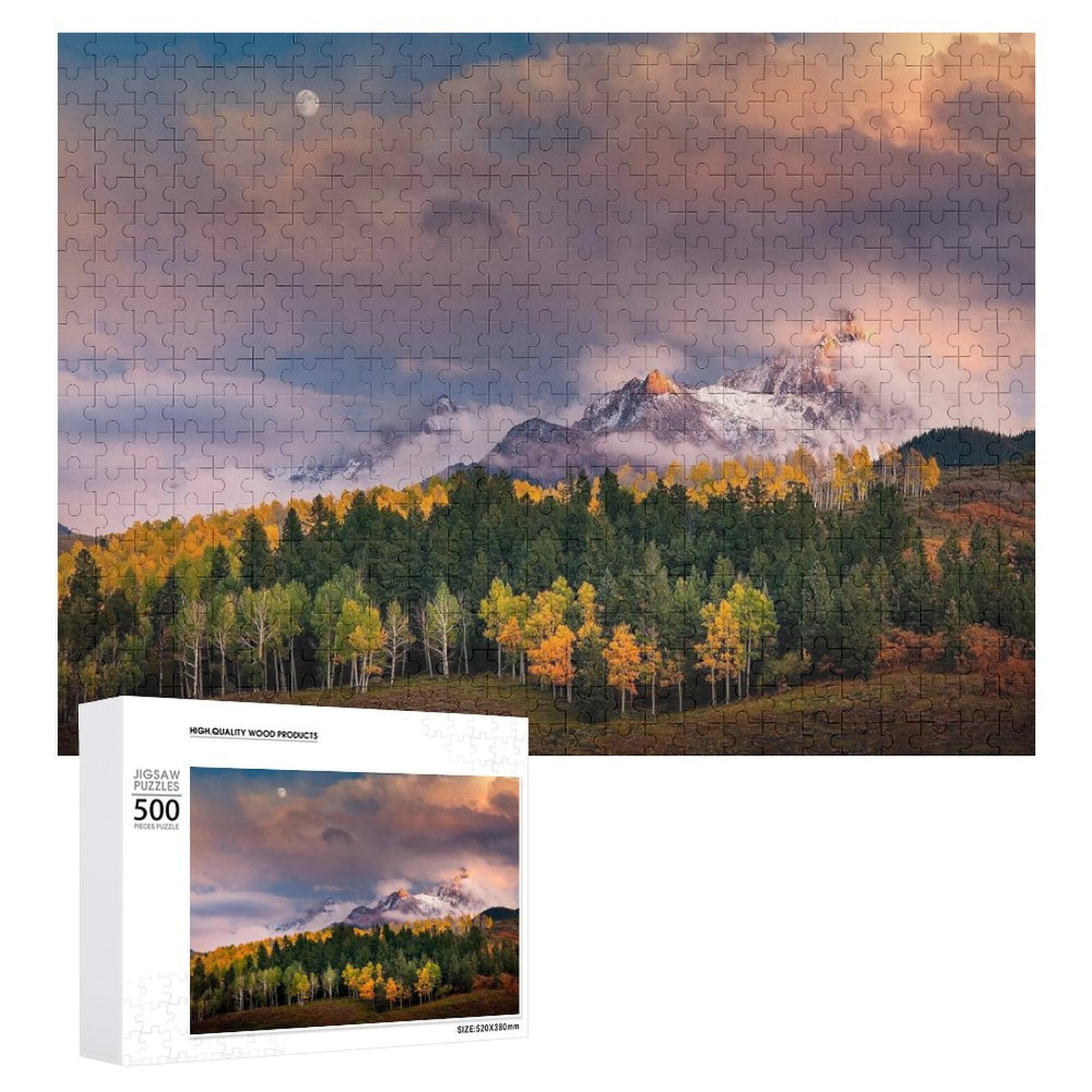 The First Bullet Of Natural Scenery,Simple Jigsaw Puzzles 500 Pieces ...
