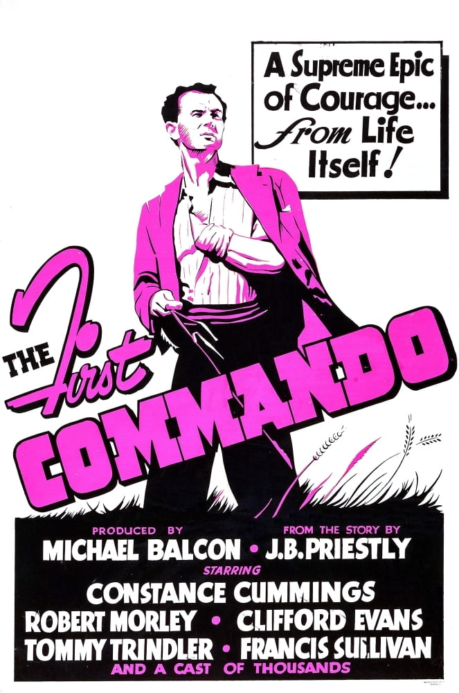 The First Commando Movie Poster Masterprint - Walmart.com