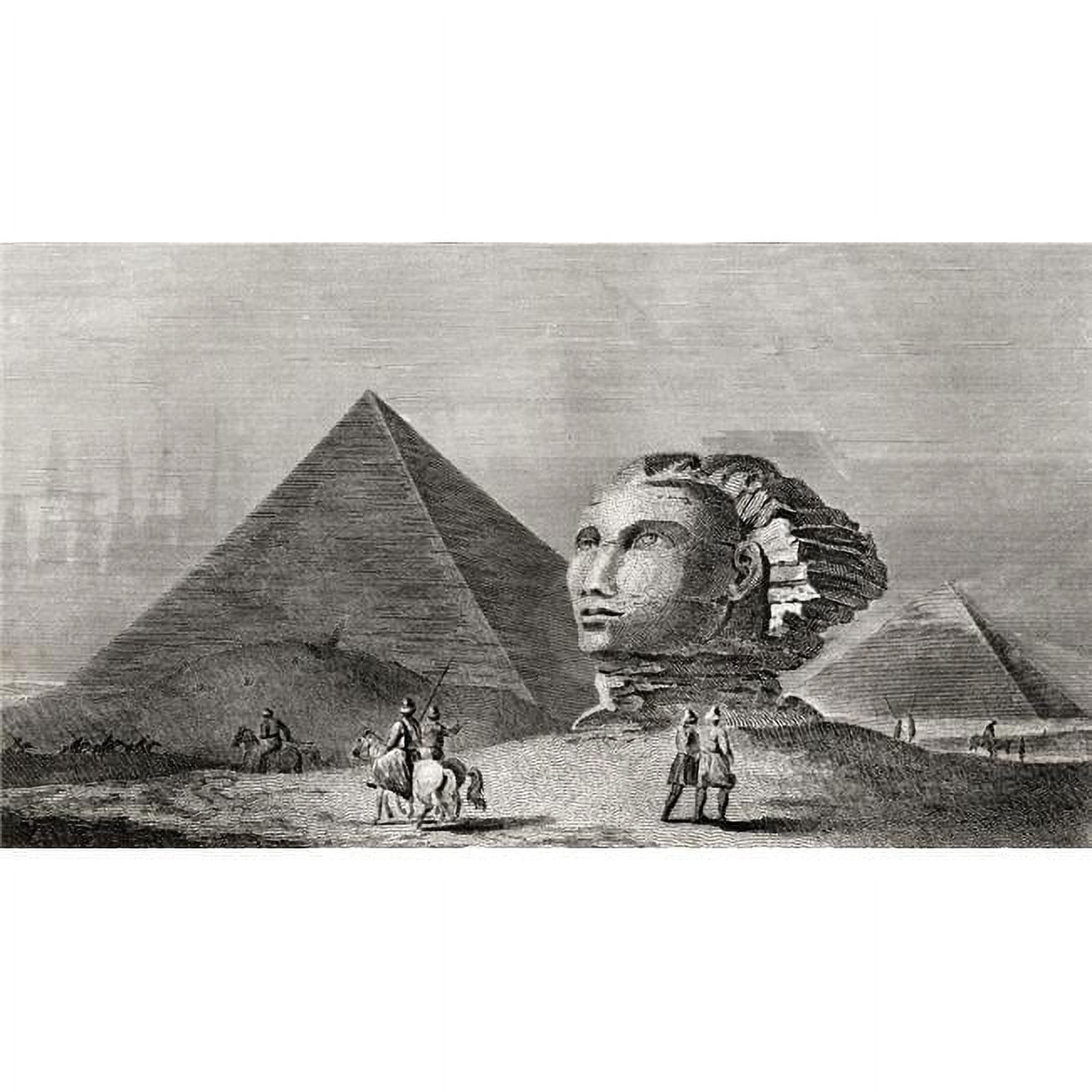 The First & Second Pyramid of Gizah Ancient Memphis & Head of The ...