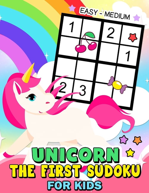 The First Sudoku Unicorn for Kid: Easy to Medium and Fun Activity Early ...