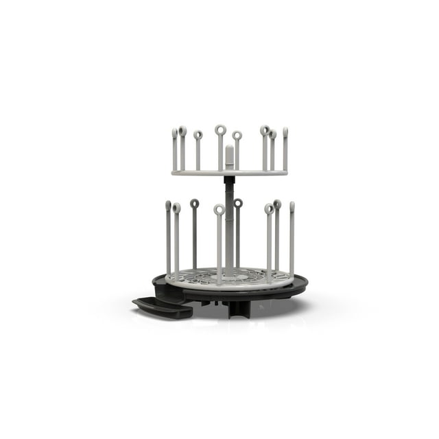 The First Years Spin Stack Dish Rack – Kitchen Countertop Drying Rack ...