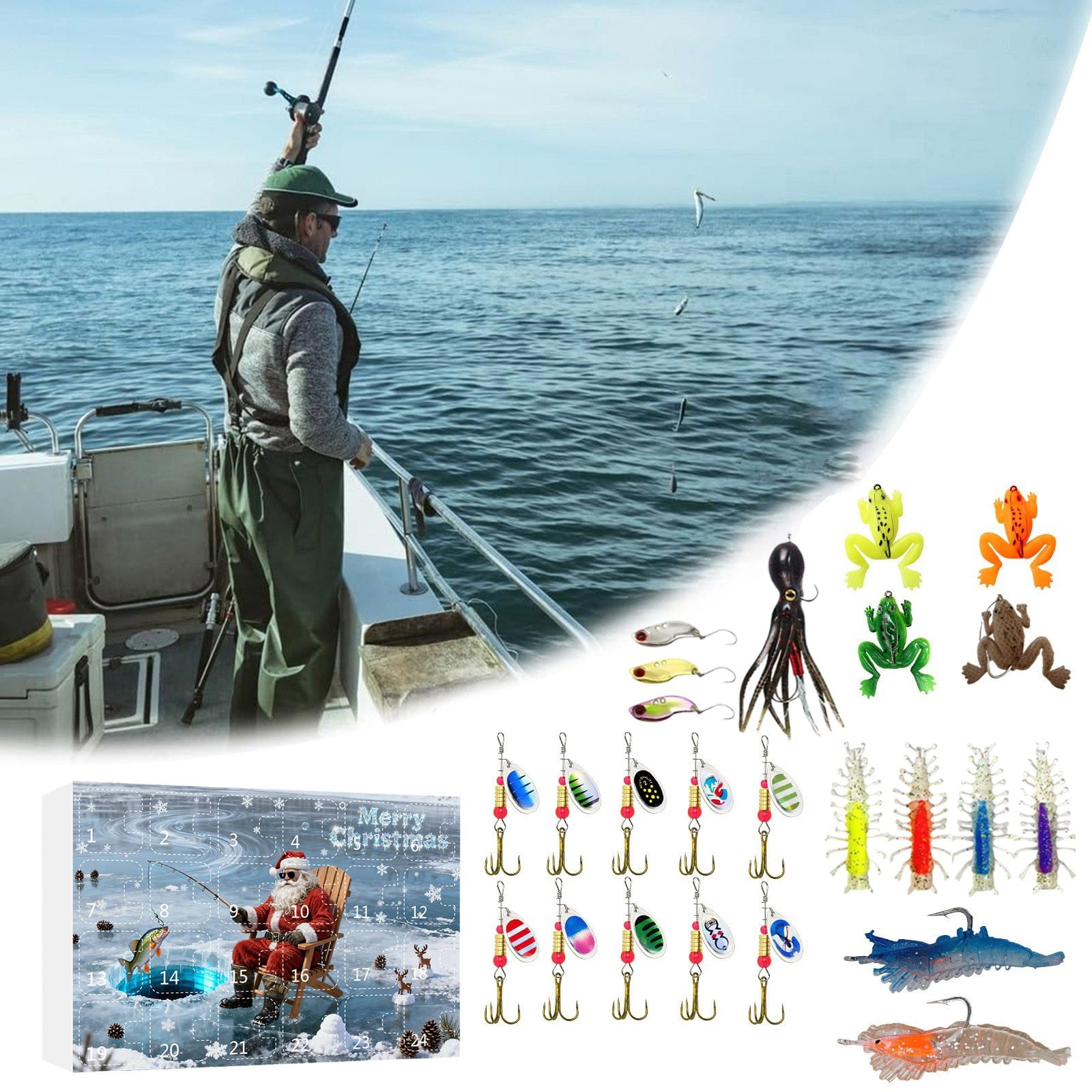 The Fishhook 24 Day Advent Calendar Set Builds Daily Excitement For Family Festive Activities ...