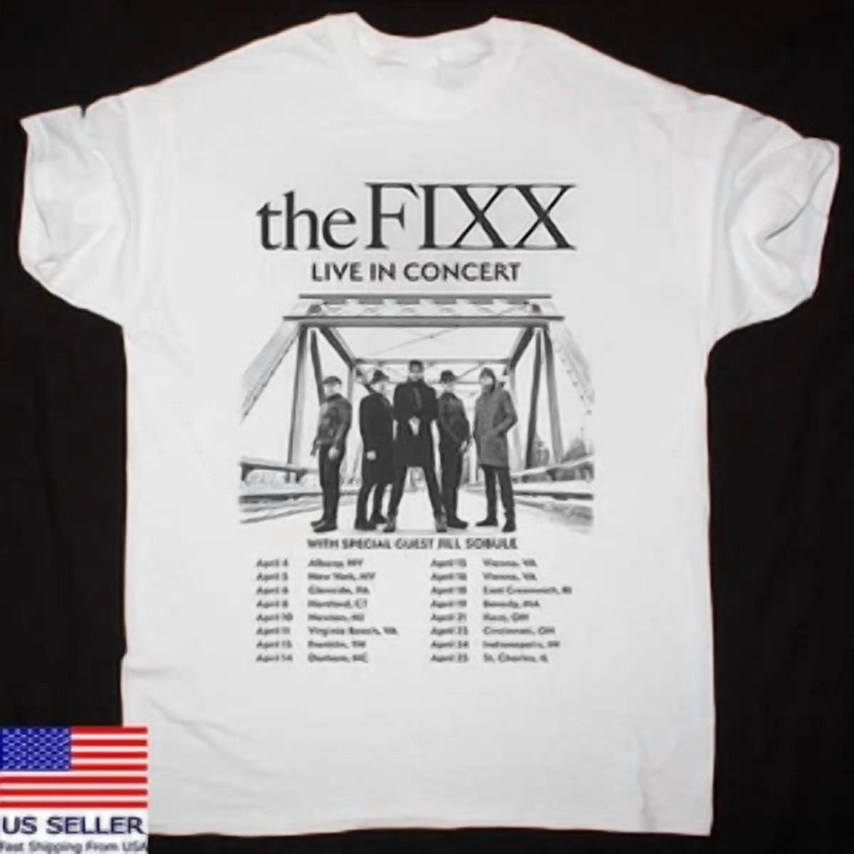 The Fixx Band Live In Concert 2025 America T Shirt Full Size - Walmart.com