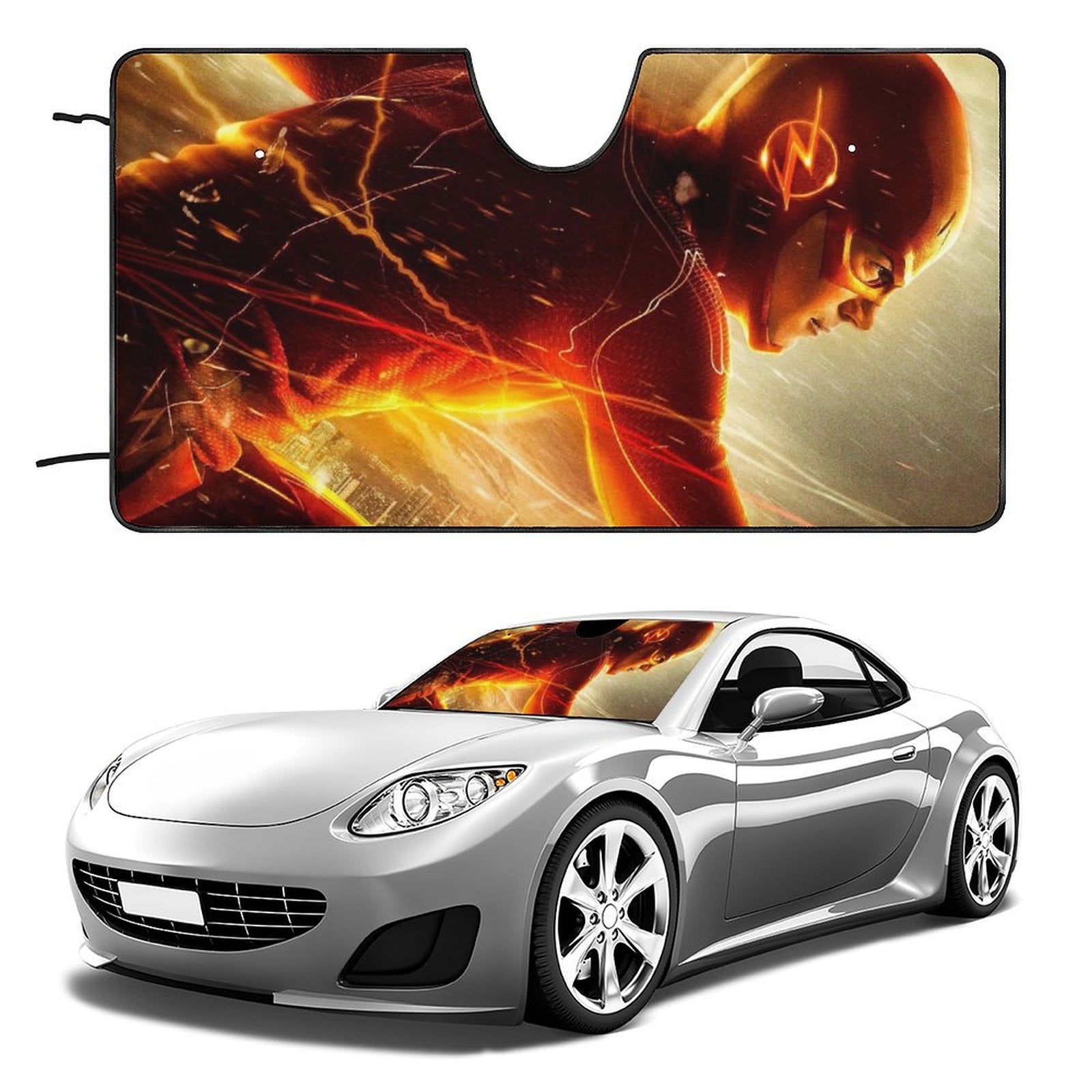 The Flash Car Window Sun Shade Visor, Car Sunshade Front, Windshield ...