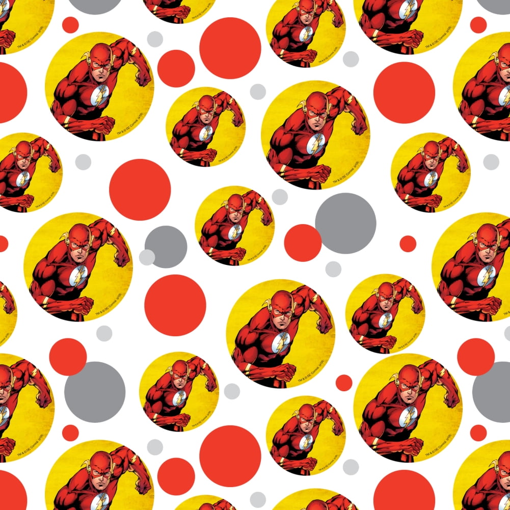 The Flash Character Premium Gift Wrap Wrapping Paper Roll - Walmart.com