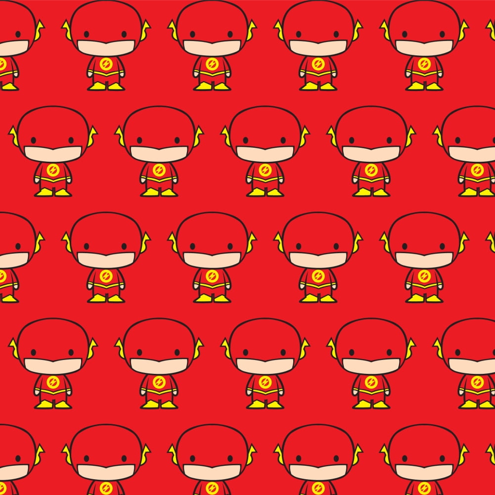 The Flash Cute Chibi Character Premium Roll Gift Wrap Wrapping Paper ...