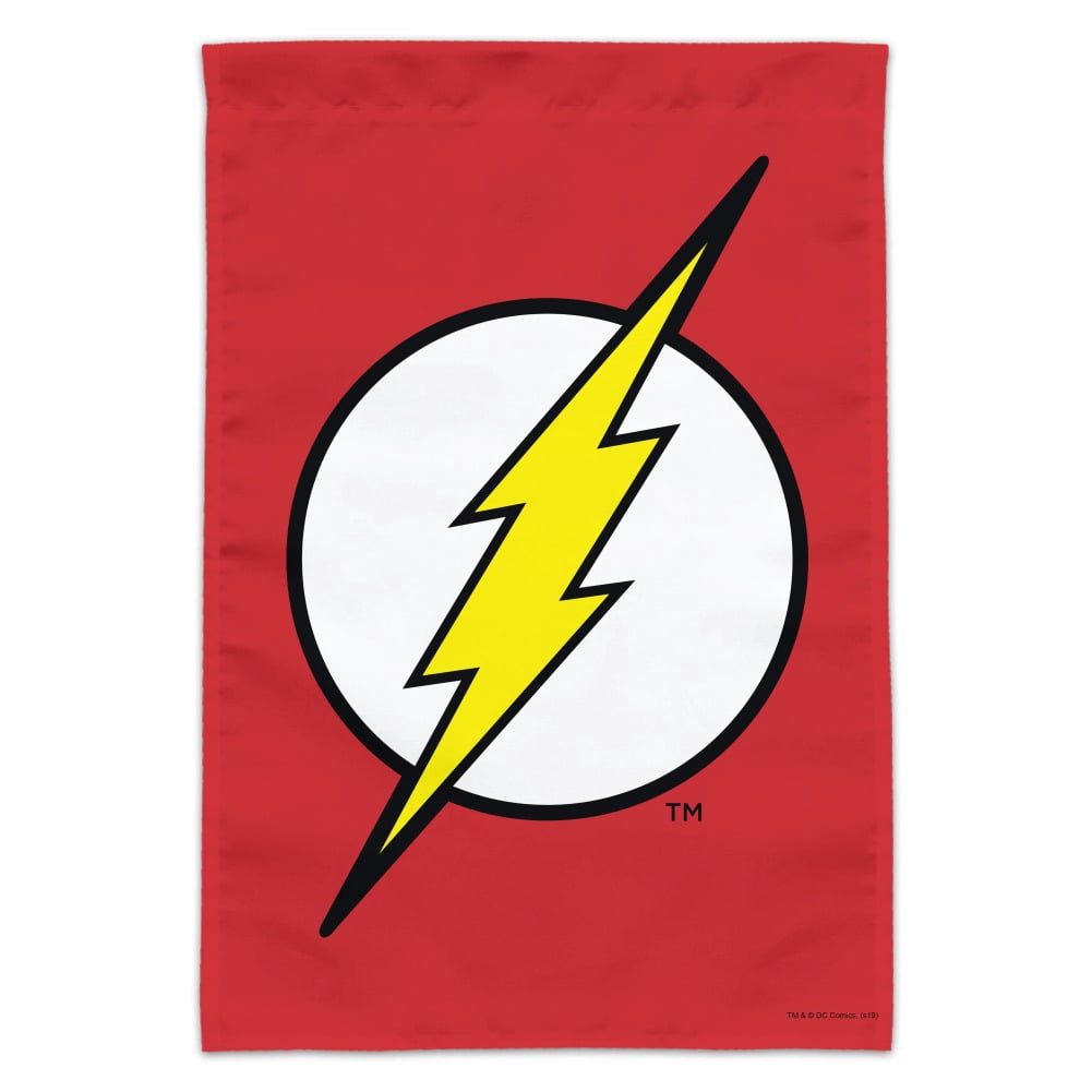 The Flash Lightning Bolt Logo Garden Yard Flag - Walmart.com