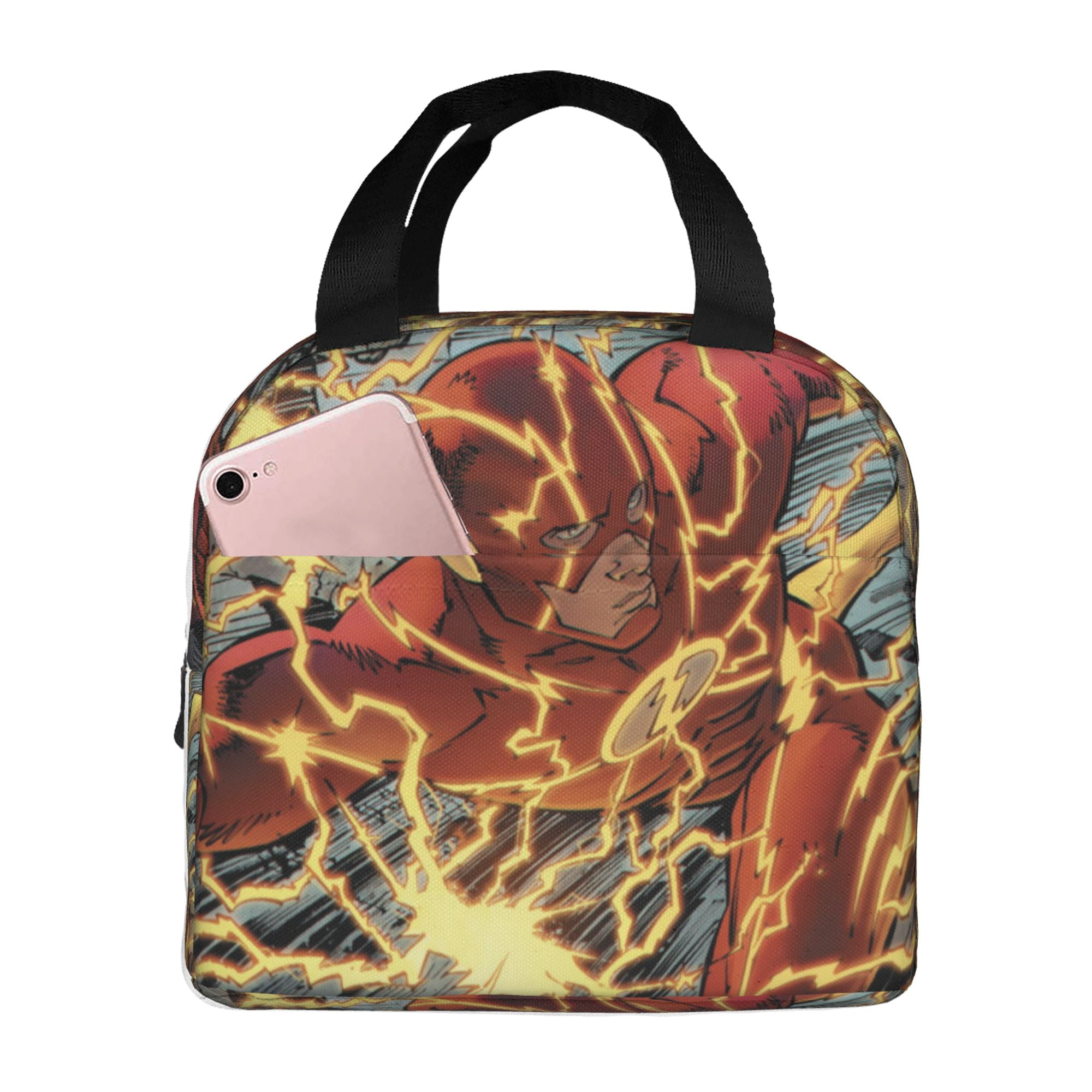 The Flash Lunch Bag Tote Bag Insulated Lunch Box Picnic Beach Fishing ...