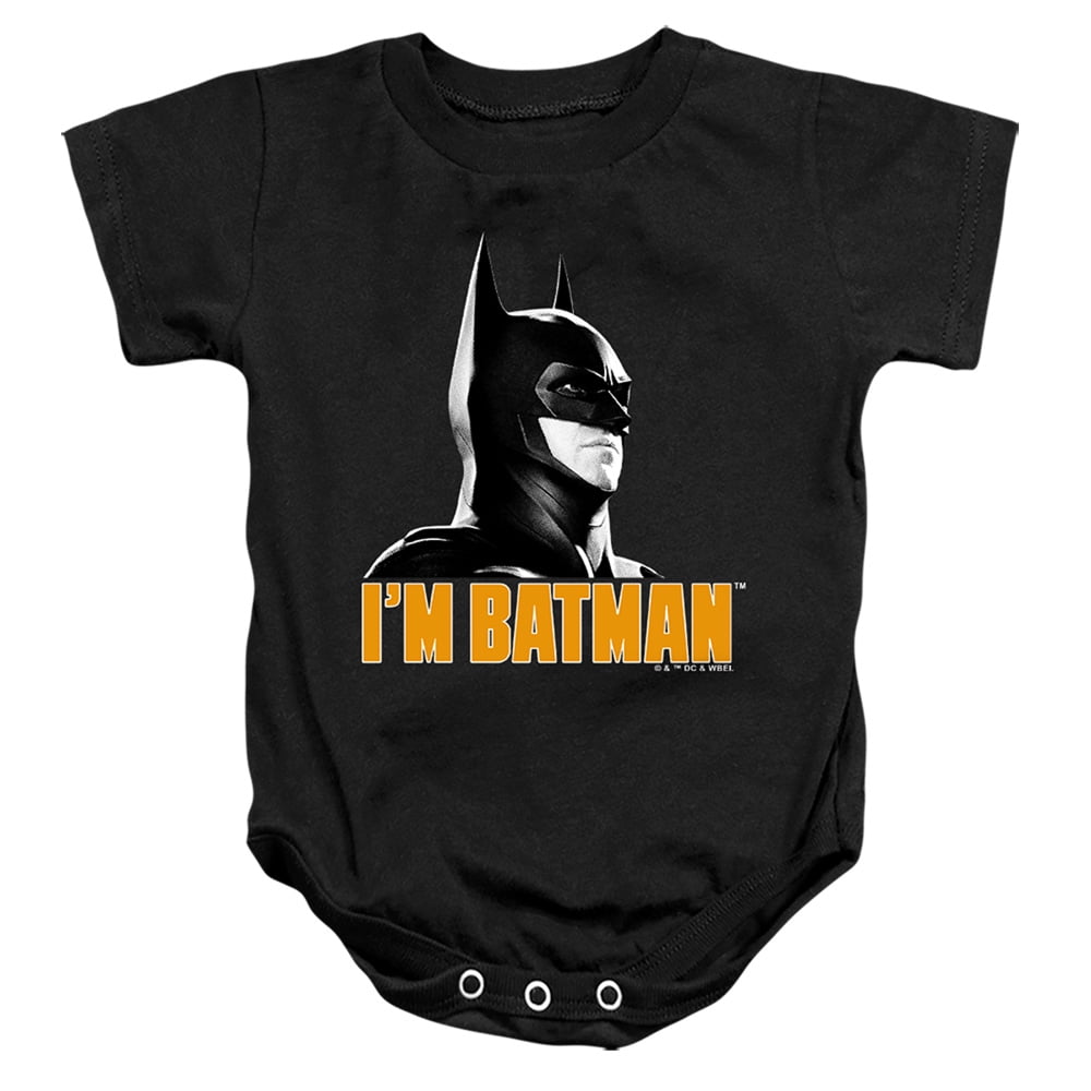 The Flash Movie Batman Portait I'm Batman Unisex Infant Snap Suit for ...