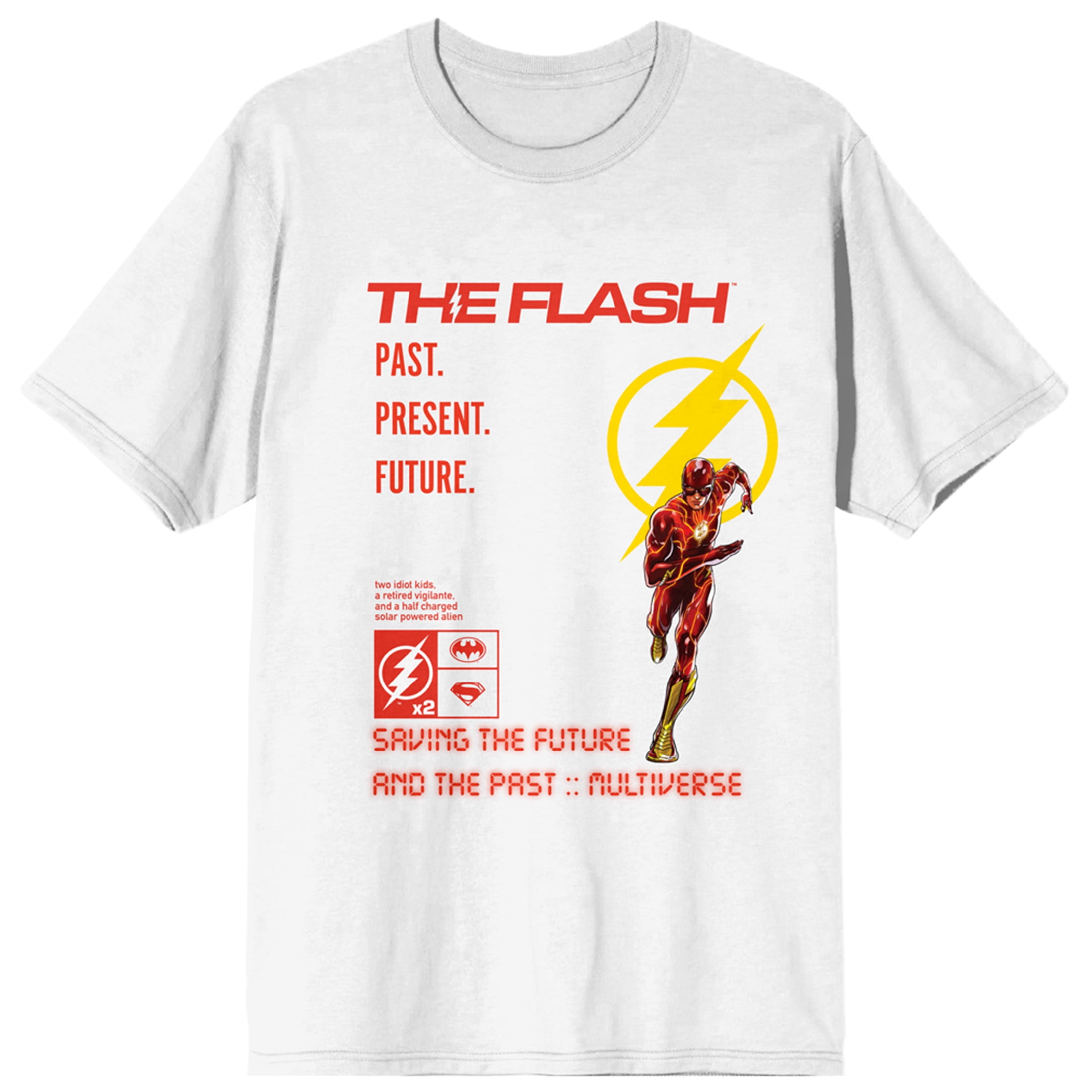 The Flash Movie Flash Running Women's White T-Shirt - 4XLB - Walmart.com
