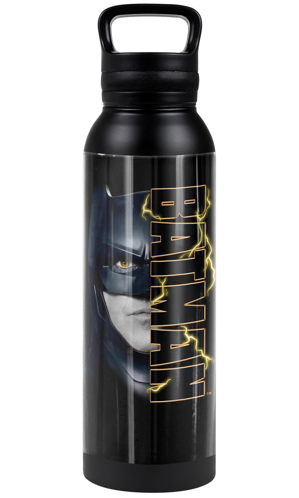 The Flash Official Batman 24 oz Insulated Canteen Water Bottle, Leak ...