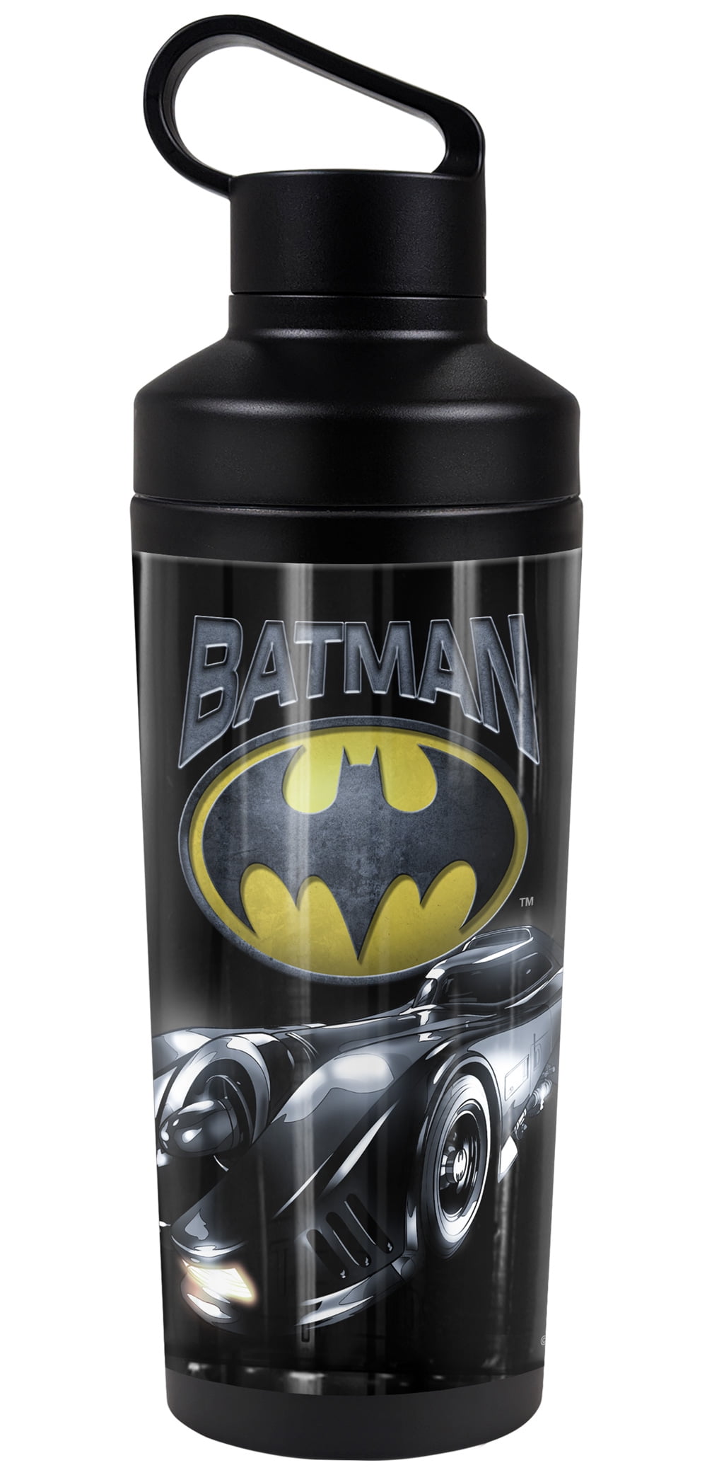 The Flash Official Batman Batmobile 18 oz Insulated Water Bottle, Leak ...