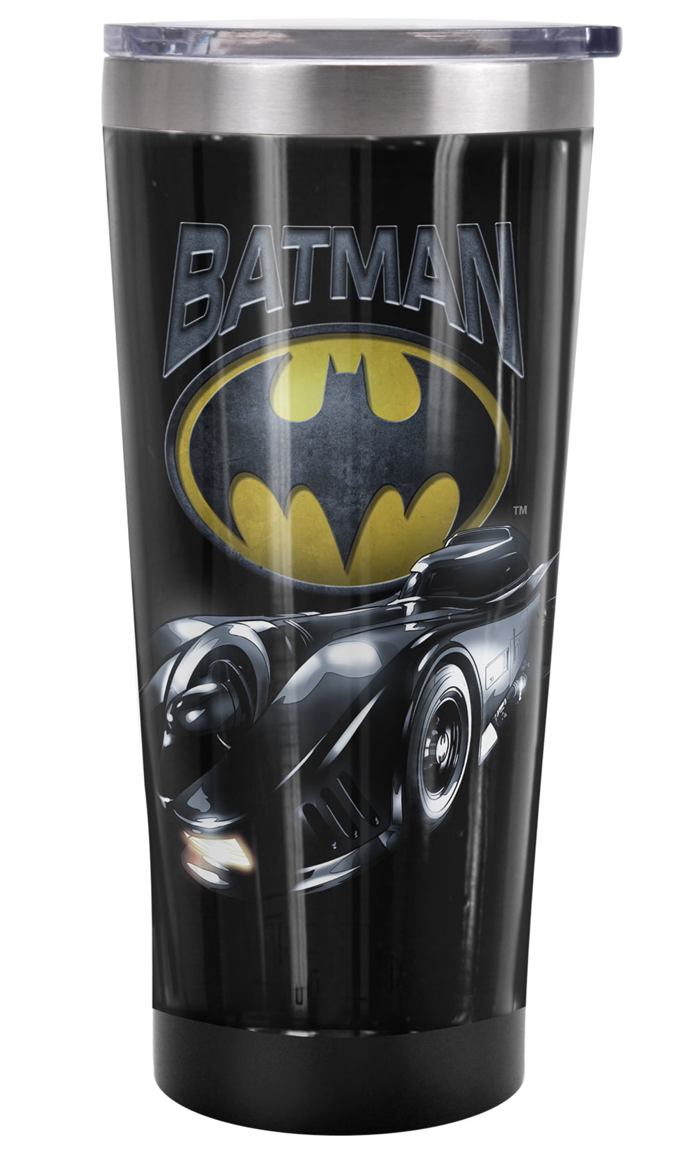 The Flash Official Batman Batmobile 20 oz Travel Tumbler, Stainless ...