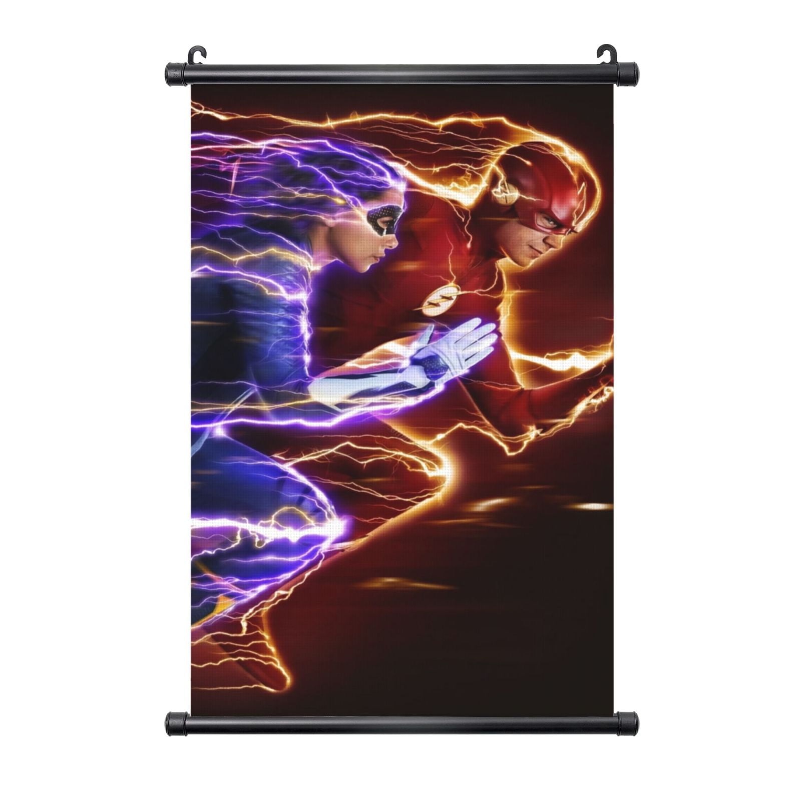 The Flash Posters Wall Hanging Black Plastic Shaft Poster Home Decor ...