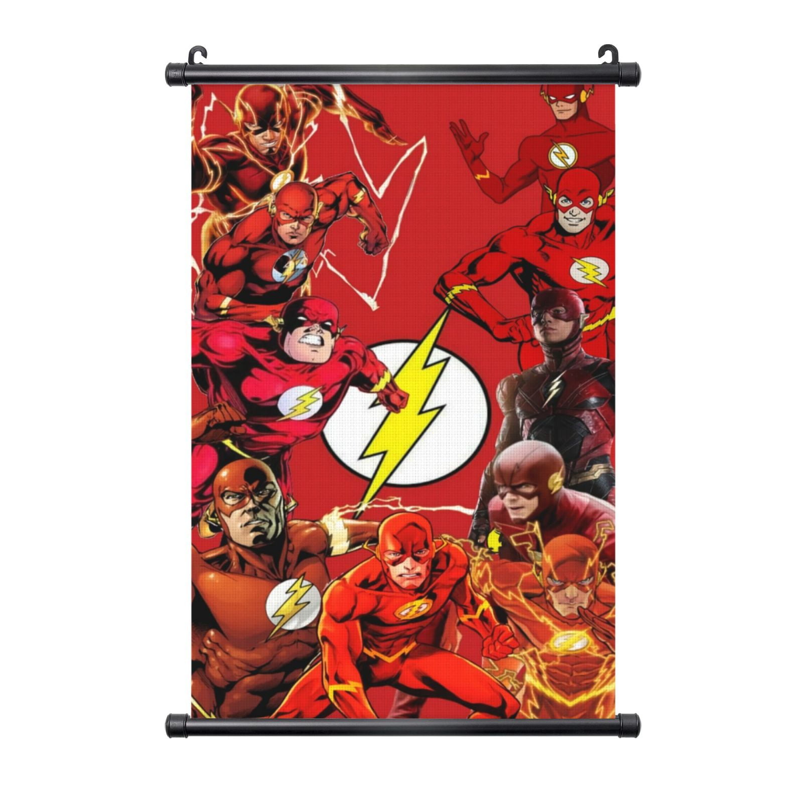 The Flash Posters Wall Hanging Black Plastic Shaft Poster Home Decor ...