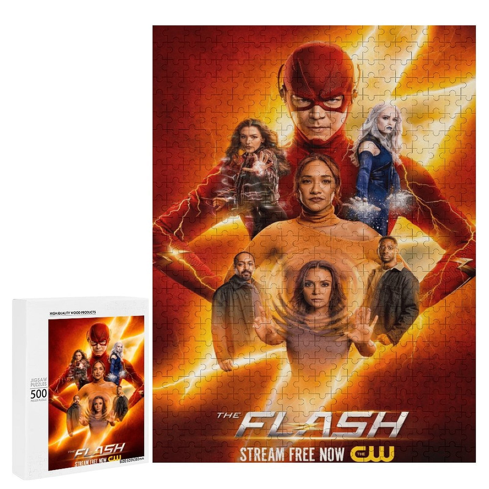 The Flash Puzzle - 500 PCS Jigsaw Puzzle - Walmart.com