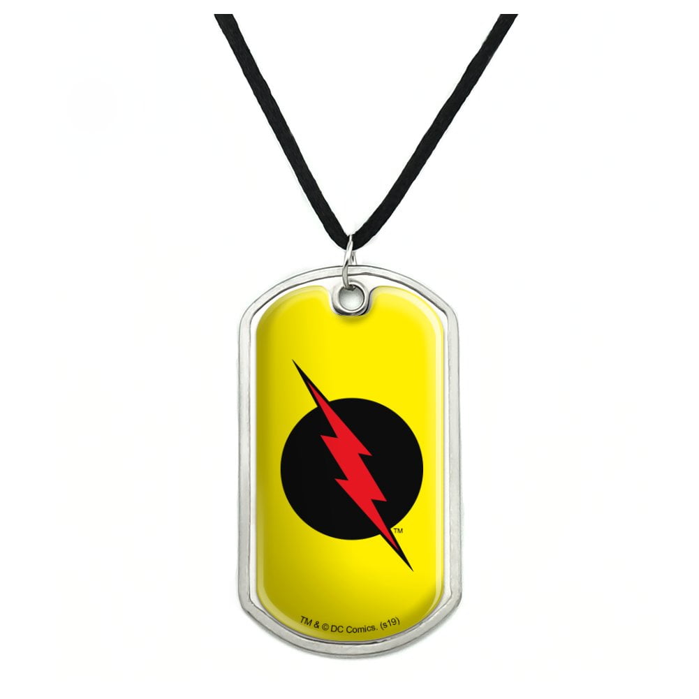 The Flash Reverse Flash Logo Military Dog Tag Pendant Necklace with ...