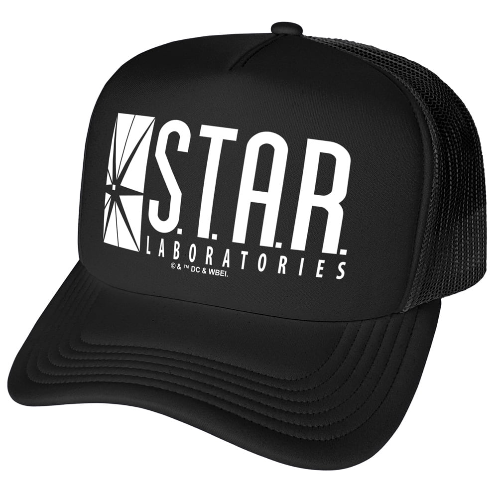 The Flash Star Labs Logo Foam Snapback Trucker Hat - Unisex for Men and Women - Walmart.com