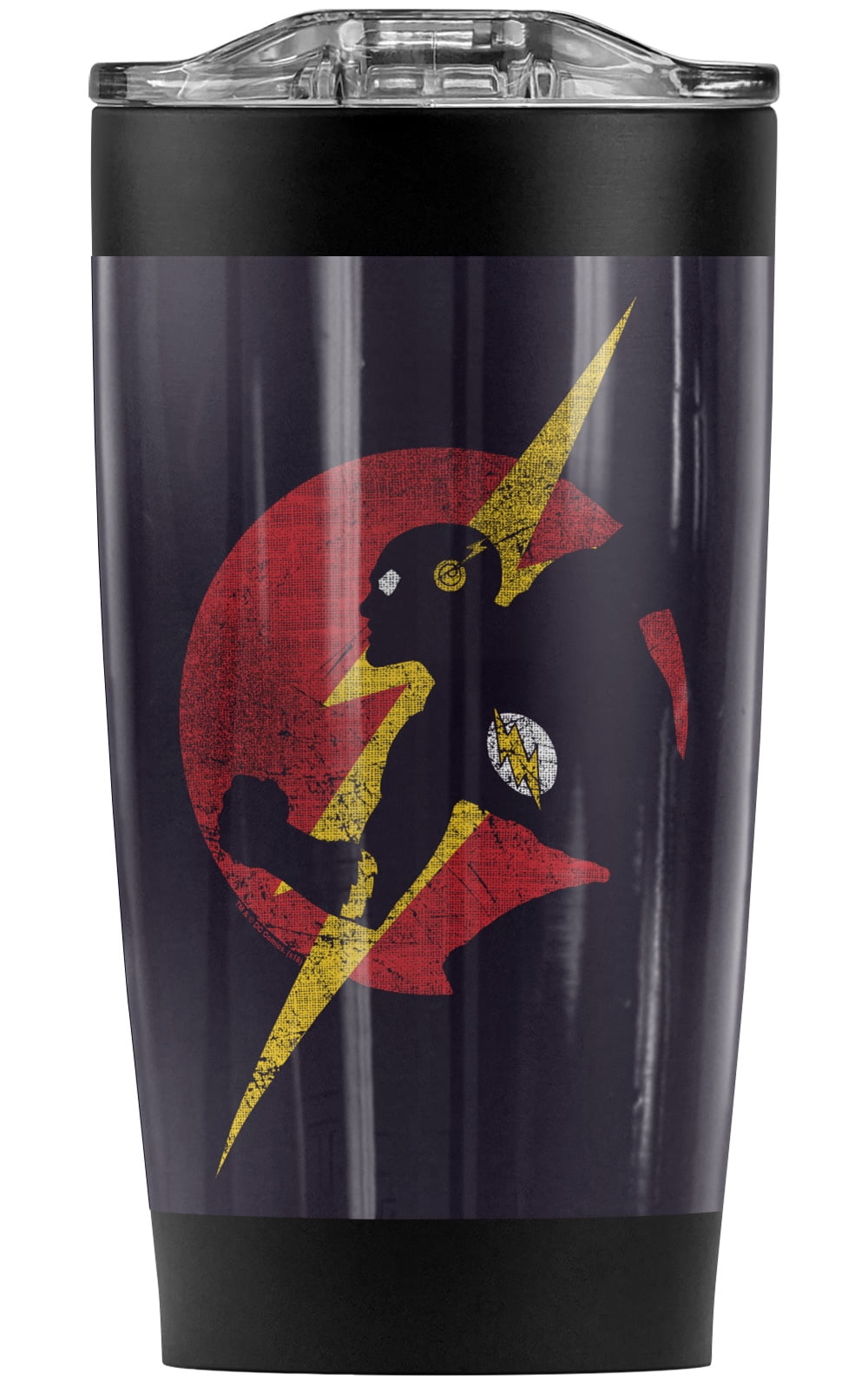 The Flash Flash Symbol Knockout Stainless Steel Tumbler 20 oz Coffee ...