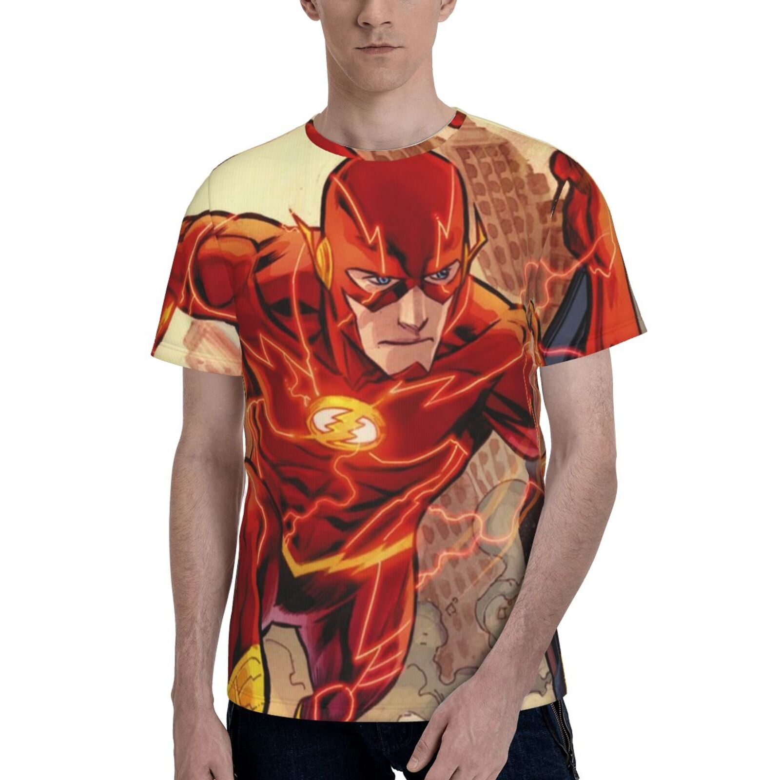 The Flash T-Shirts 3d Printed Short Sleeve Tee Shirt For Men - Walmart.com