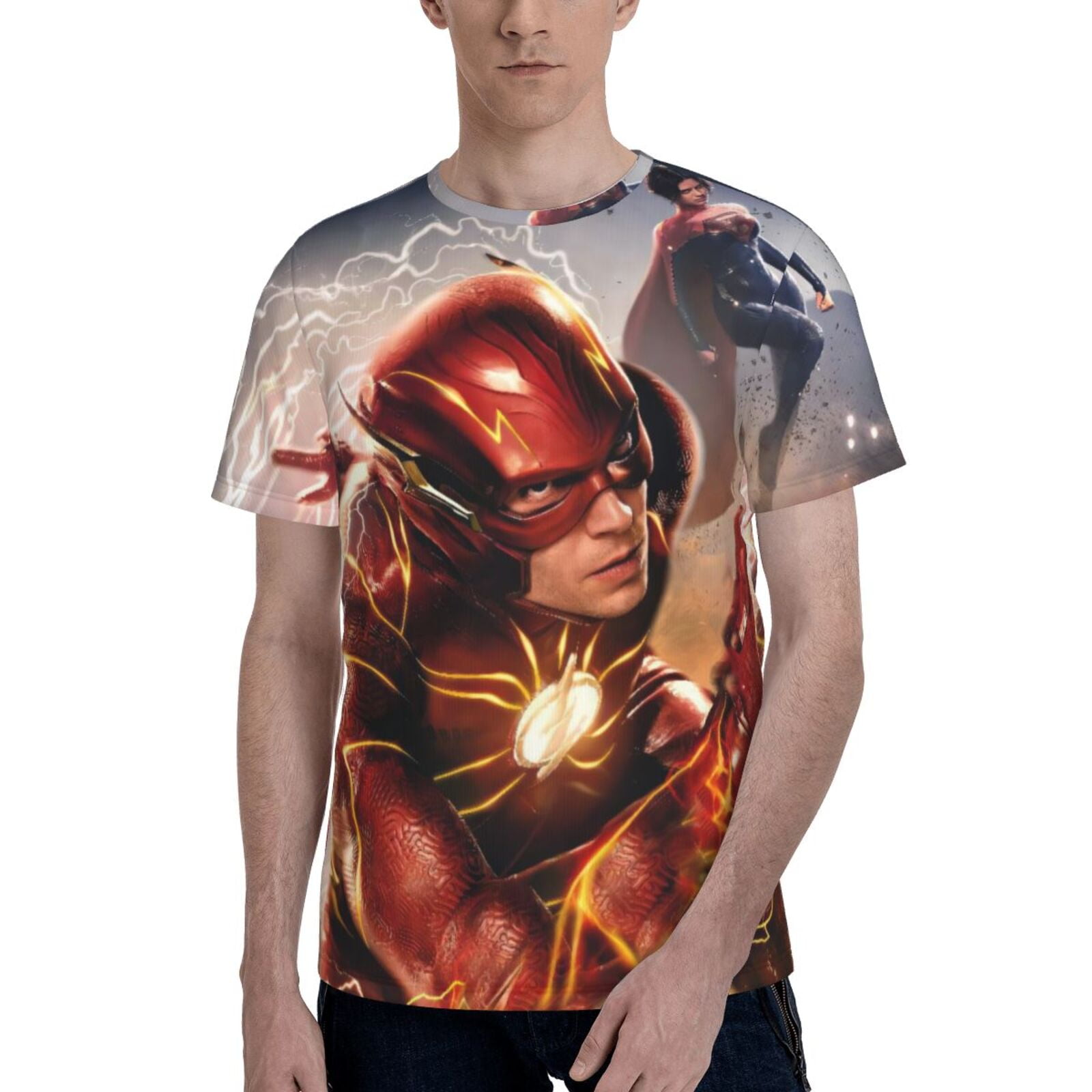 The Flash T-Shirts 3d Printed Short Sleeve Tee Shirt For Men - Walmart.com