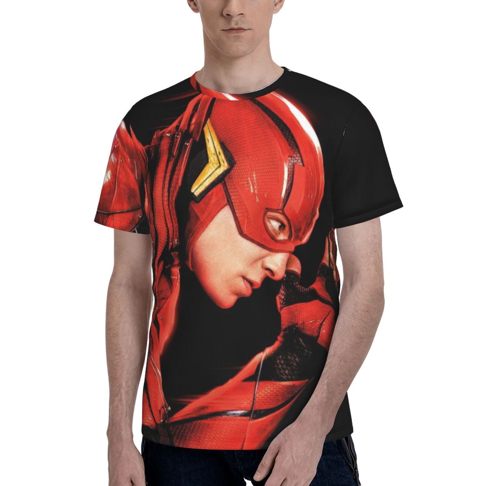 The Flash T-Shirts 3d Printed Short Sleeve Tee Shirt For Men - Walmart.com