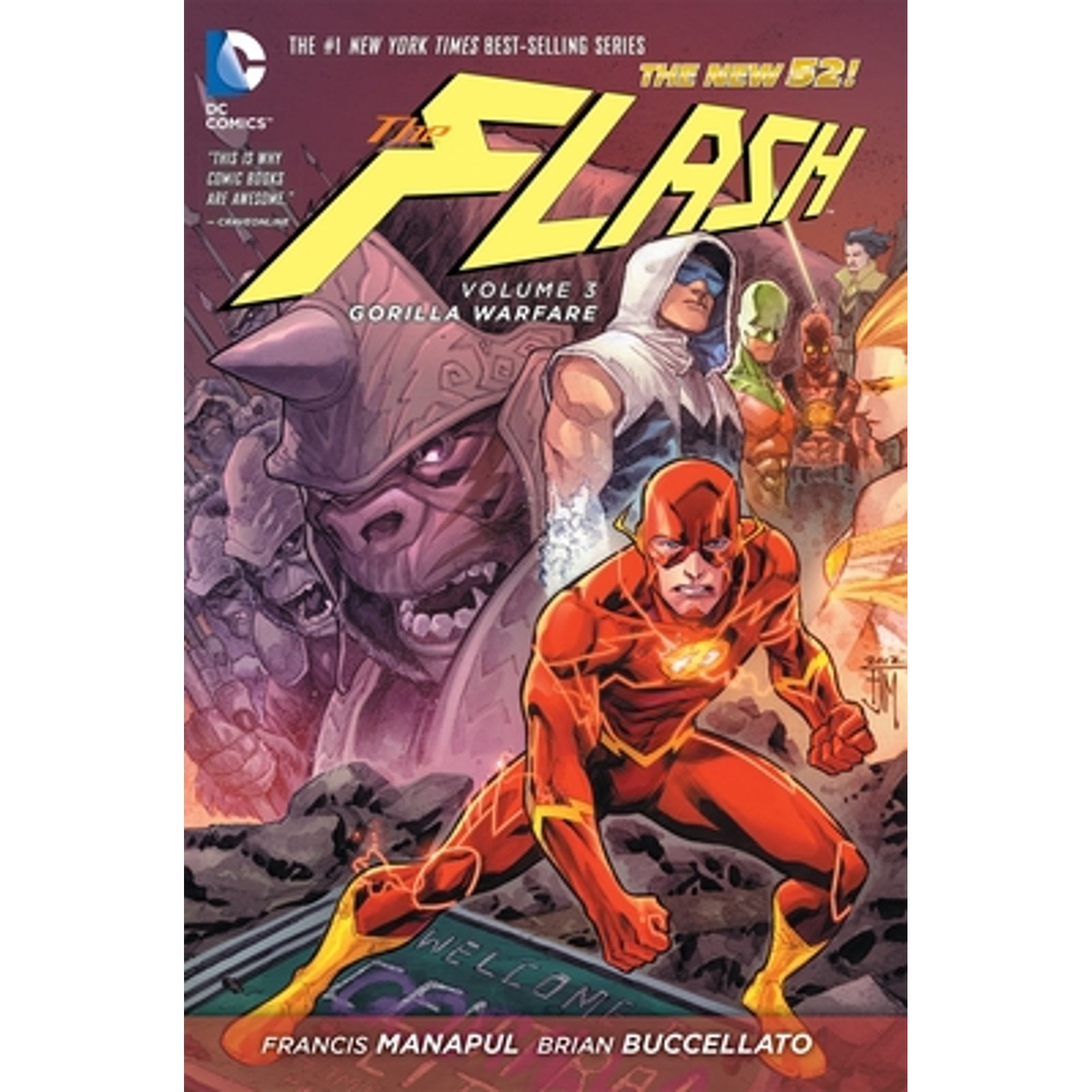 Pre-Owned Flash 3 : Gorilla Warfare, Hardcover by Manapul, Francis ...