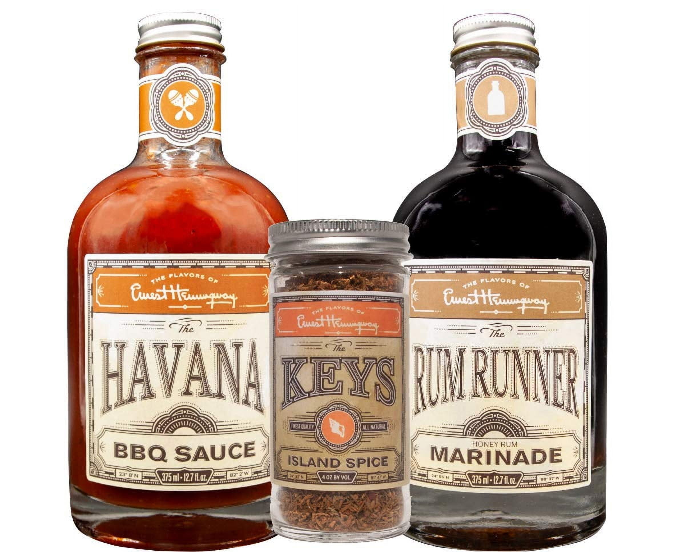 The Flavors of Ernest IRF13 Hemingway Sampler Bundle, The Havana BBQ ...