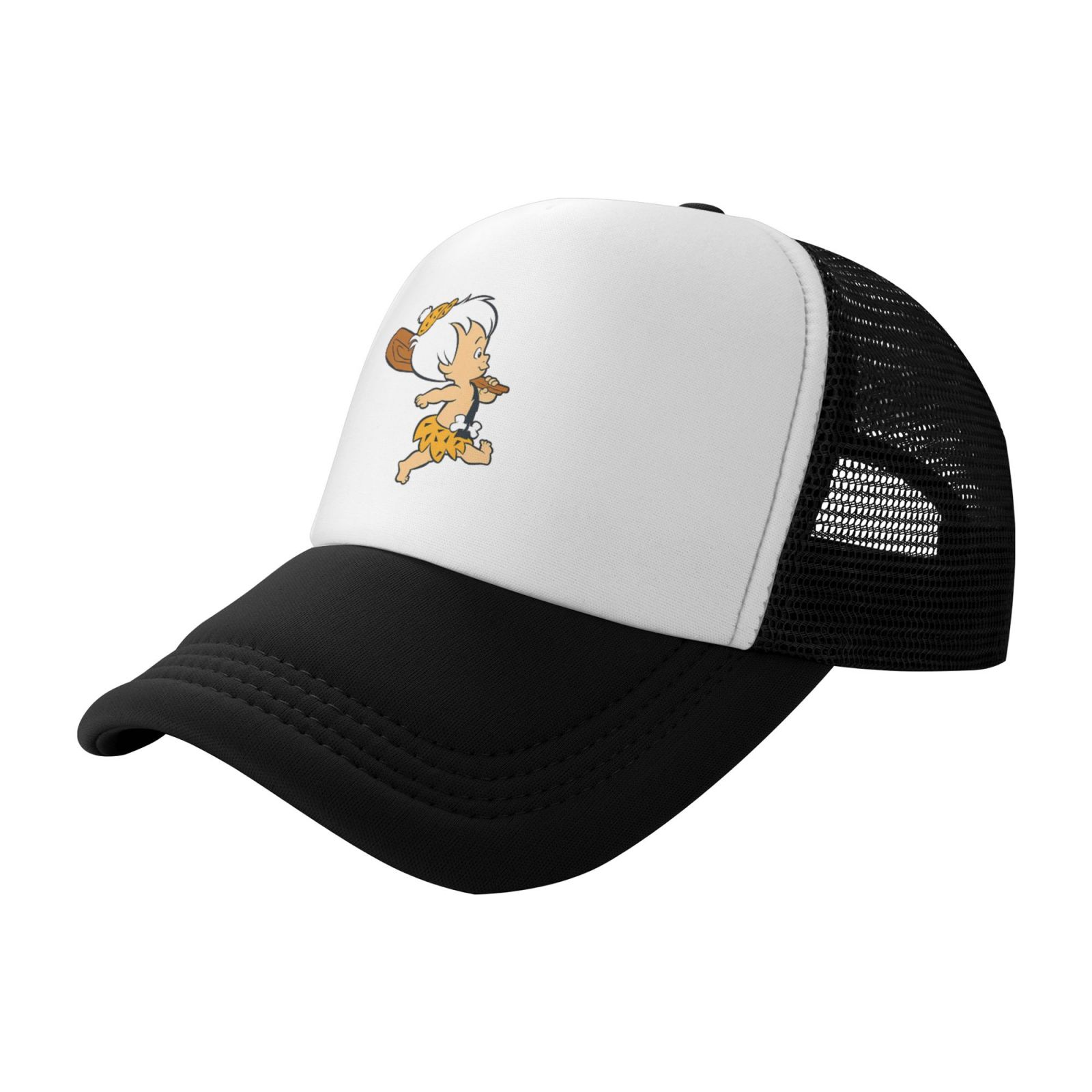 The Flintstones Baseball Cap Adjustable Mesh Trucker Hat Unisex ...