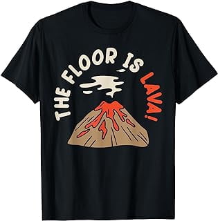 The Floor Is Lava Volcanologist Geology Volcano T-Shirt - Walmart.com