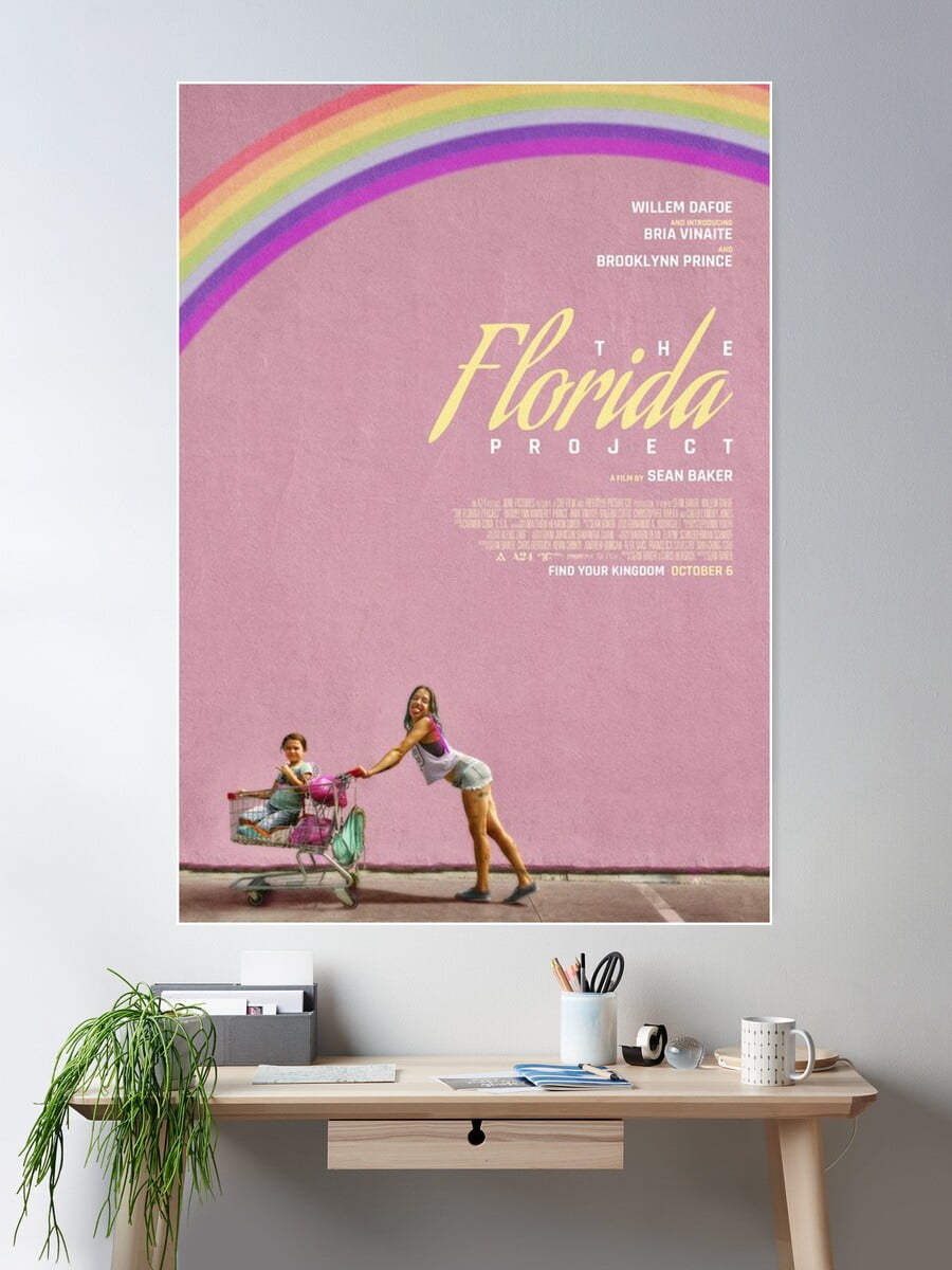 The Florida Project Poster Wall Art, Modern Wall Decor For Living Room ...