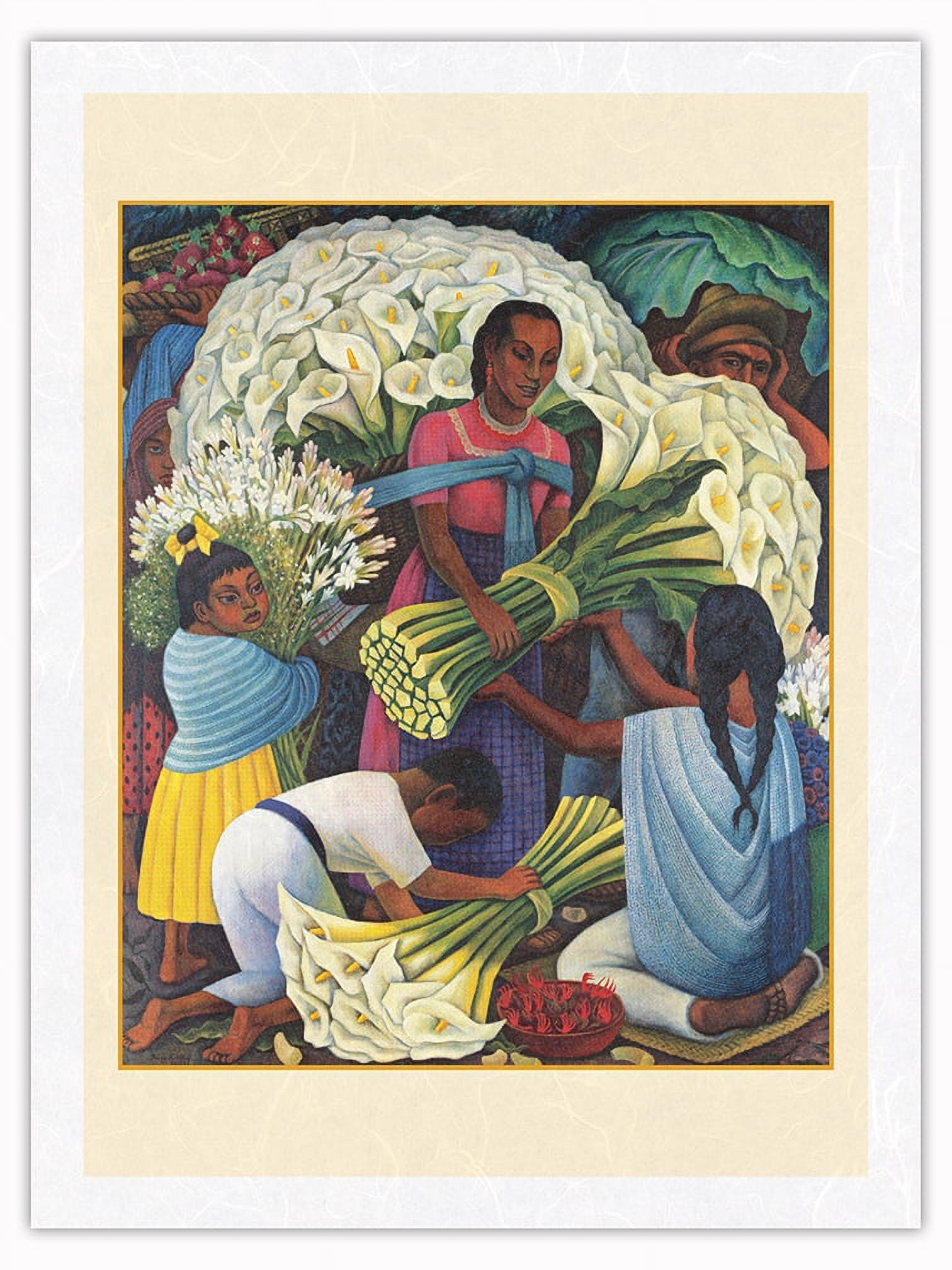 The Flower Vendor (Vendedora de Flores) - From an Original Color ...