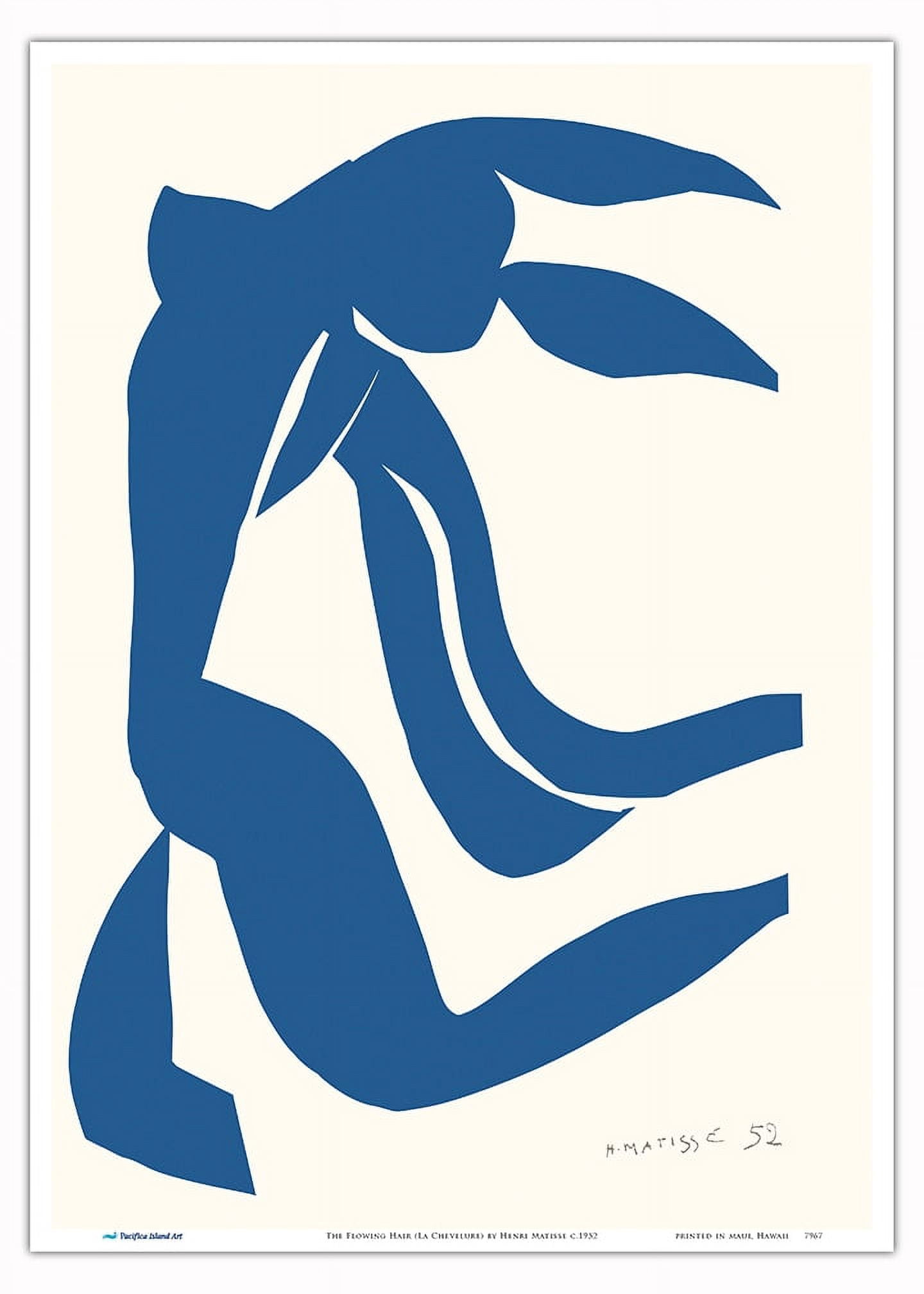 The Flowing Hair (La Chevelure) - From an Original Cut-Out Artwork by ...