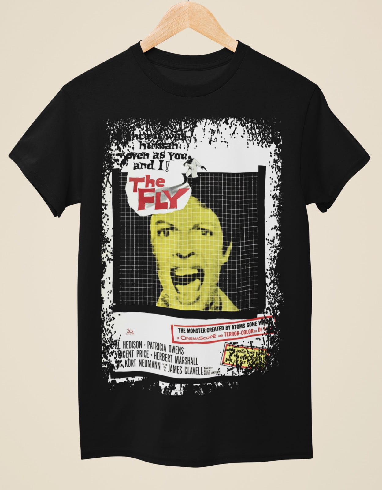 The Fly (1958) -Movie Poster inspired Unisex Black T-Shirt - Walmart.com