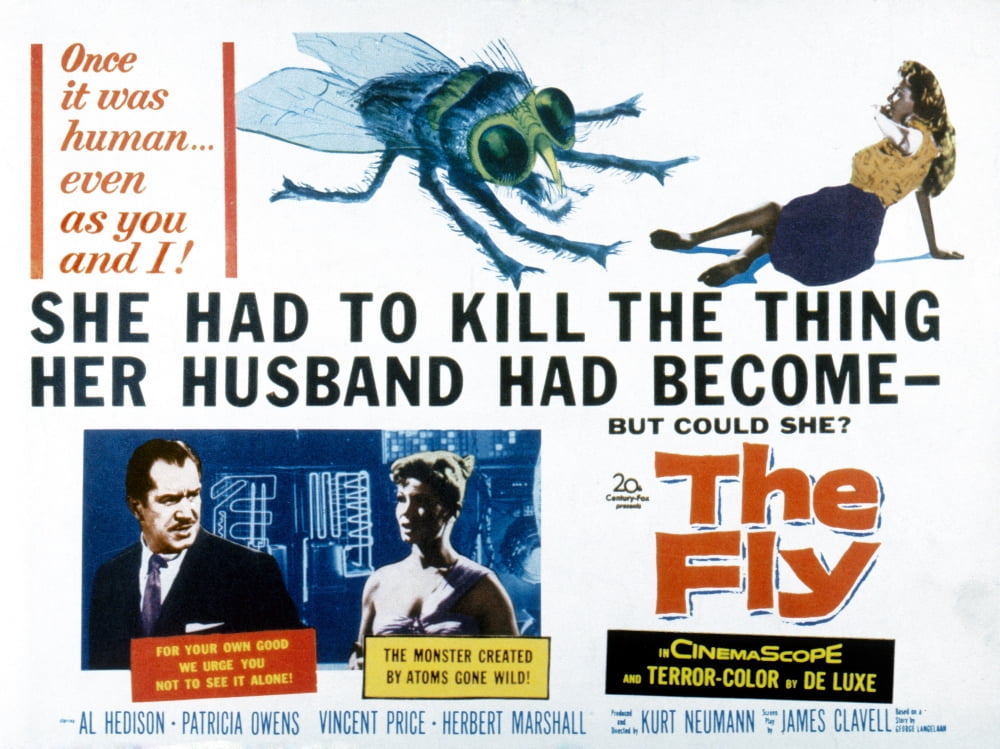 The Fly Vincent Price Patricia Owens 1958. Tm And Copyright (C) 20Th ...