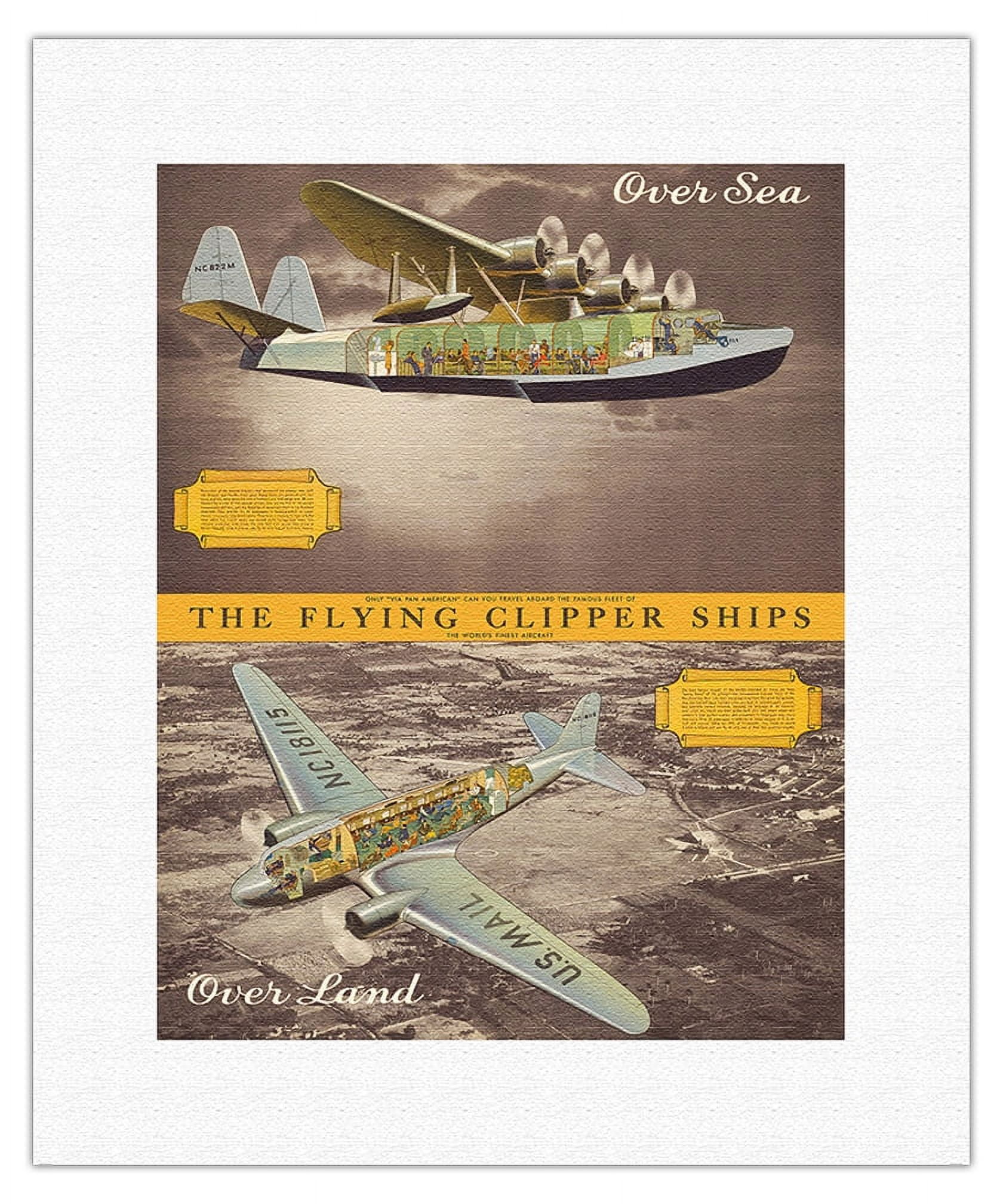 The Flying Clipper Ships - Pan American Airways - Over Sea Over Land ...