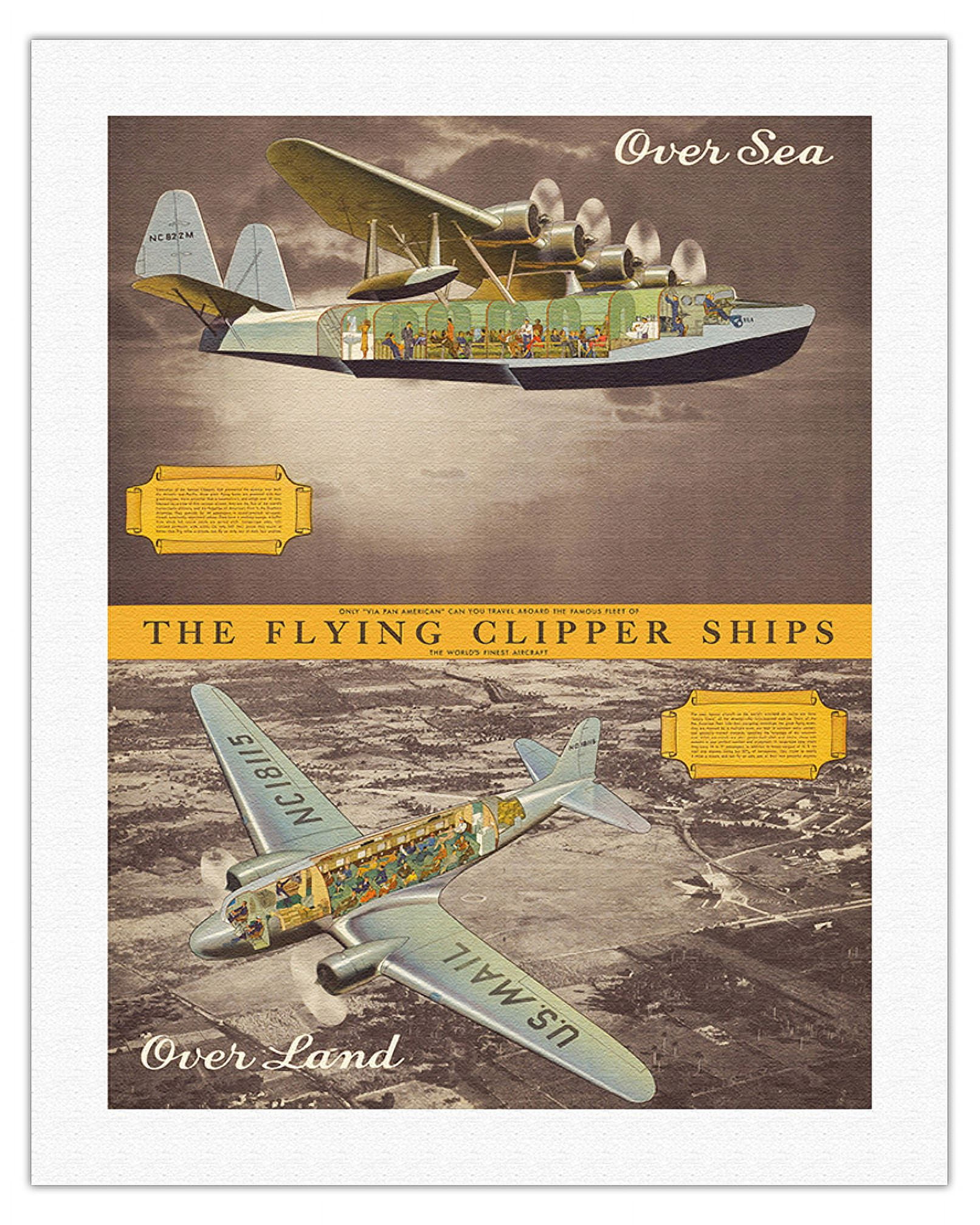 The Flying Clipper Ships - Pan American Airways - Over Sea Over Land ...