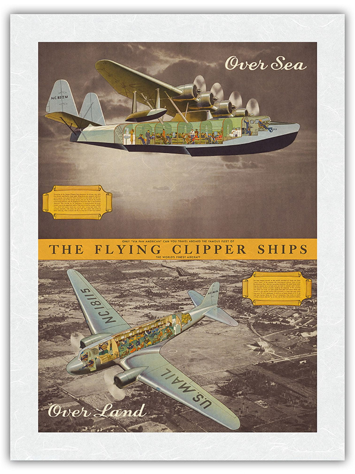 The Flying Clipper Ships - Pan American Airways - Over Sea Over Land ...