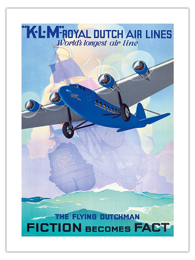 The Flying Dutchman Fiction becomes Fact KLM Royal Dutch Airlines ...