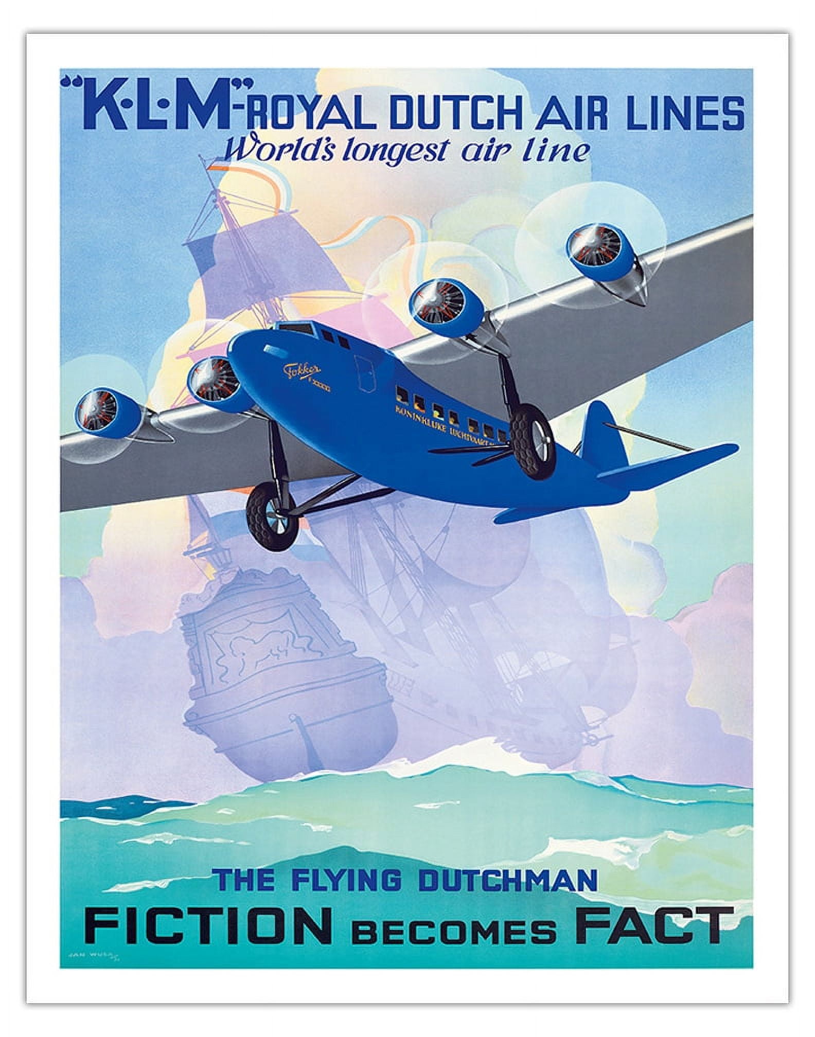 The Flying Dutchman Fiction becomes Fact KLM Royal Dutch Airlines ...