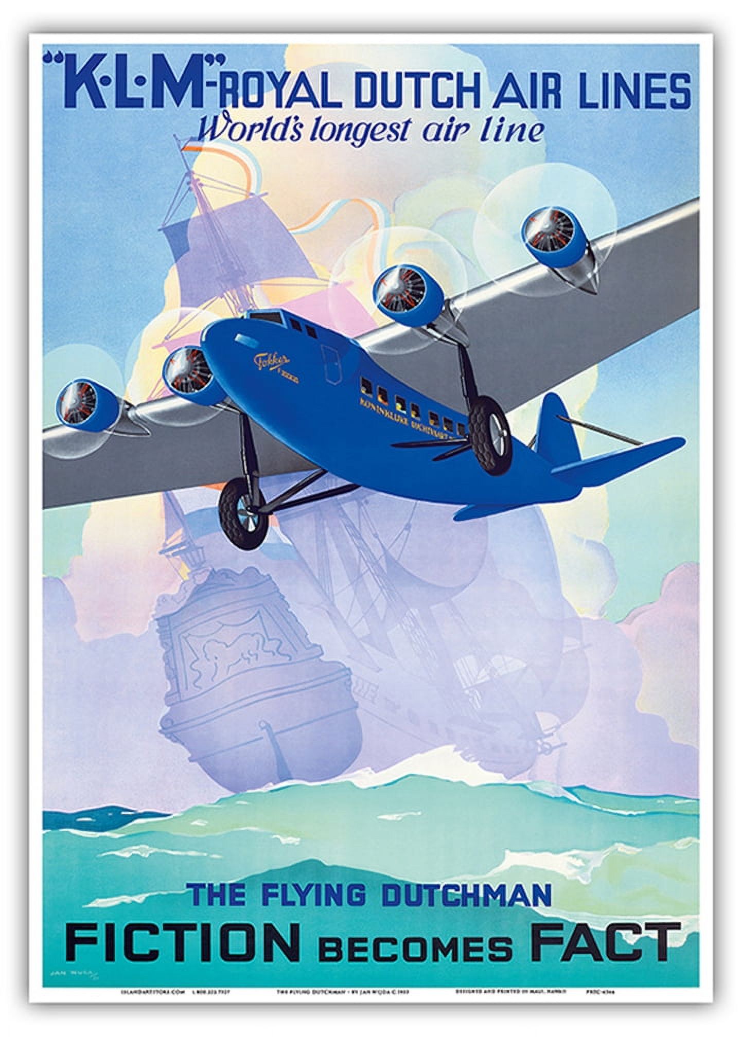 The Flying Dutchman Fiction becomes Fact KLM Royal Dutch Airlines ...