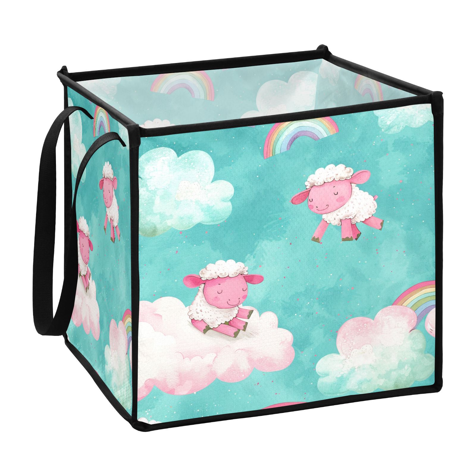 The Flying Sheep-3 Foldable Polyester Storage Basket, Waterproof ...