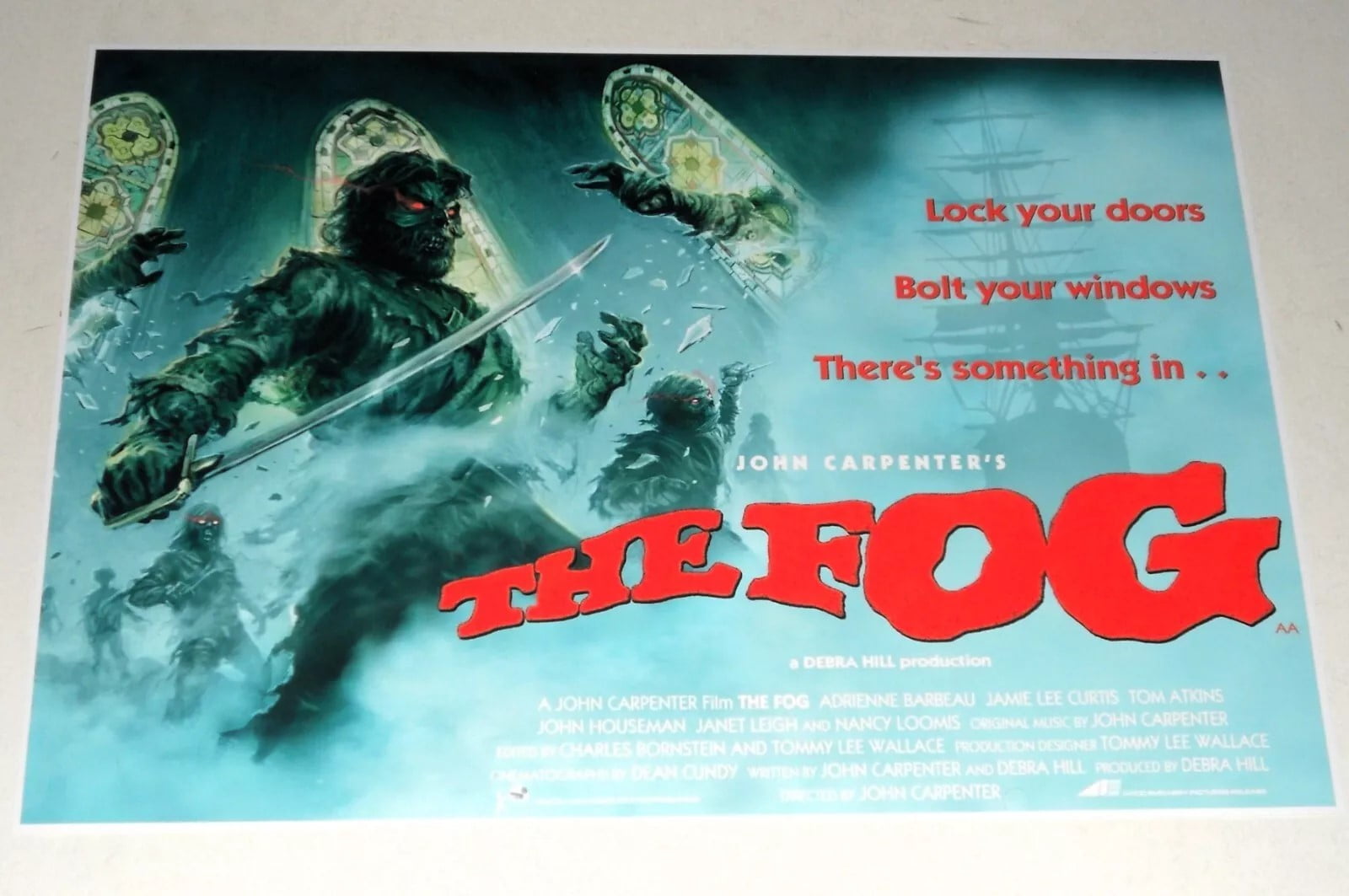 The Fog John Carpenter 1980 Horror Film Poster Alternate USA Poster 19 ...