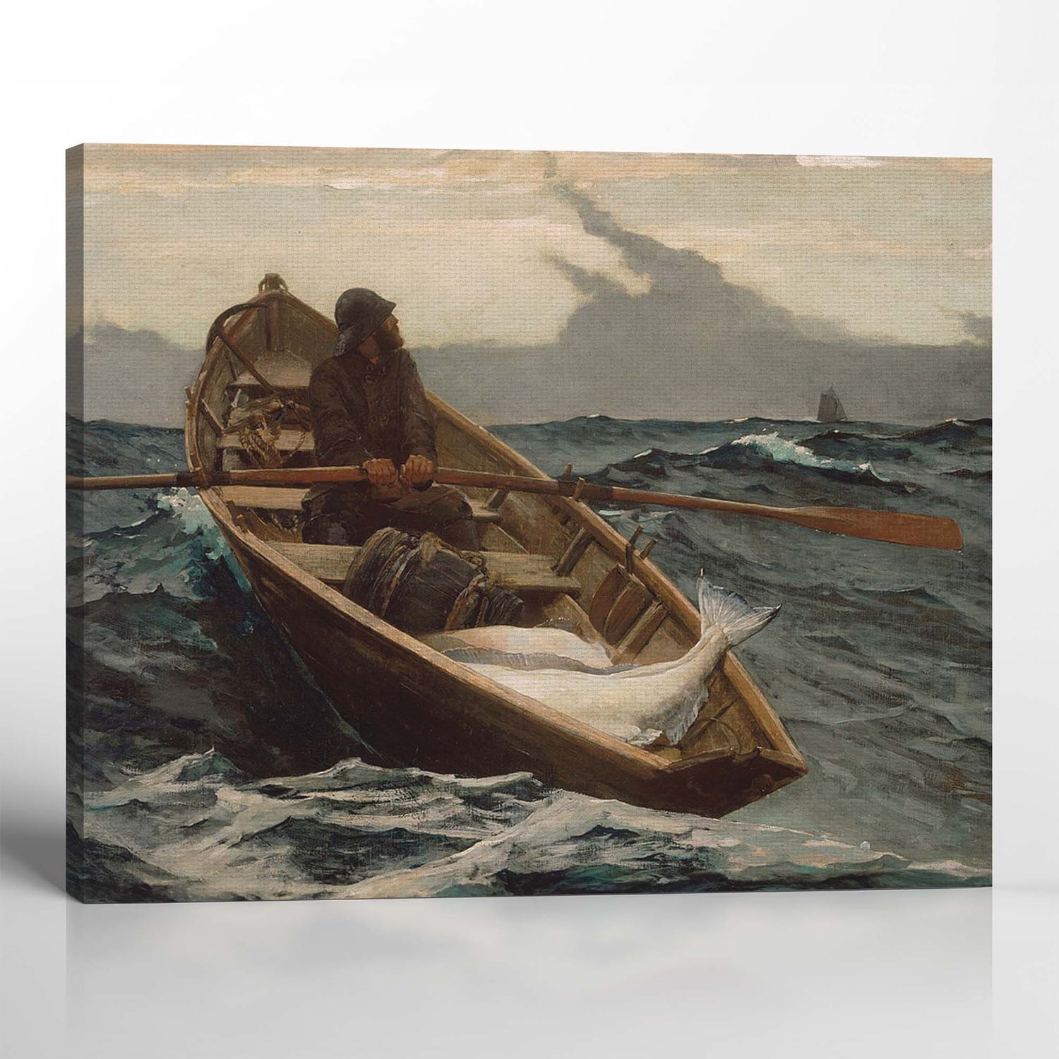 The Fog Warning by Winslow Homer Canvas Print, Winslow Homer Prints ...
