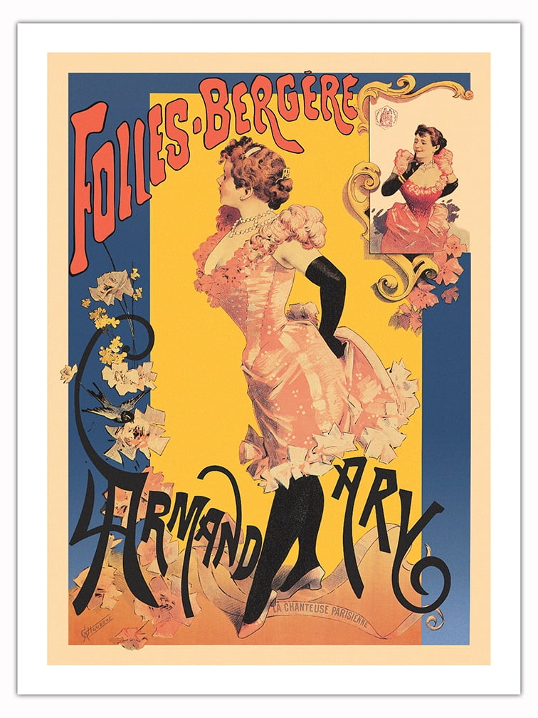 The Folies Bergere - Starring Singer Showgirl Armand Ary - Vintage ...