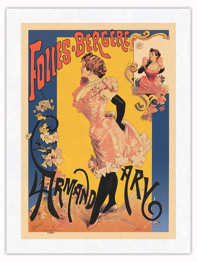 The Folies Bergere - Starring Singer Showgirl Armand Ary - Vintage ...